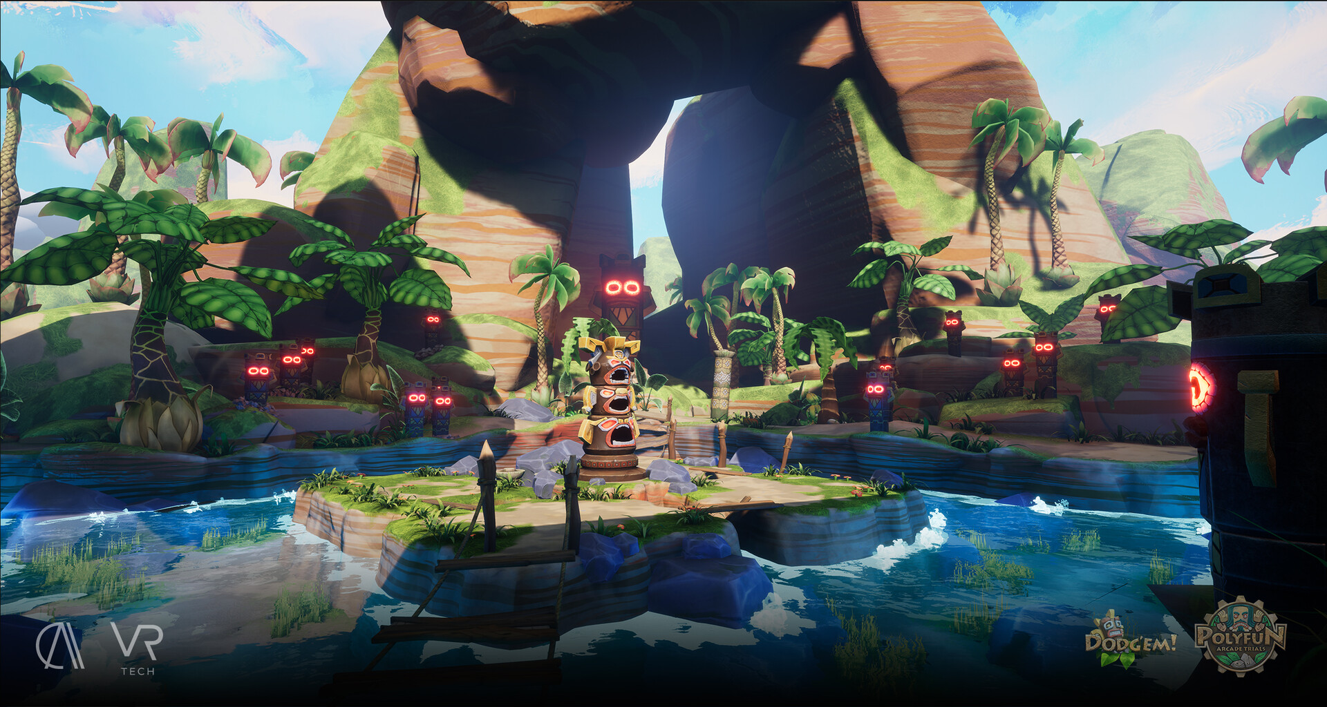 Lisa Saposh - POLYFUN. Dodg'em! (VR game level). UE4