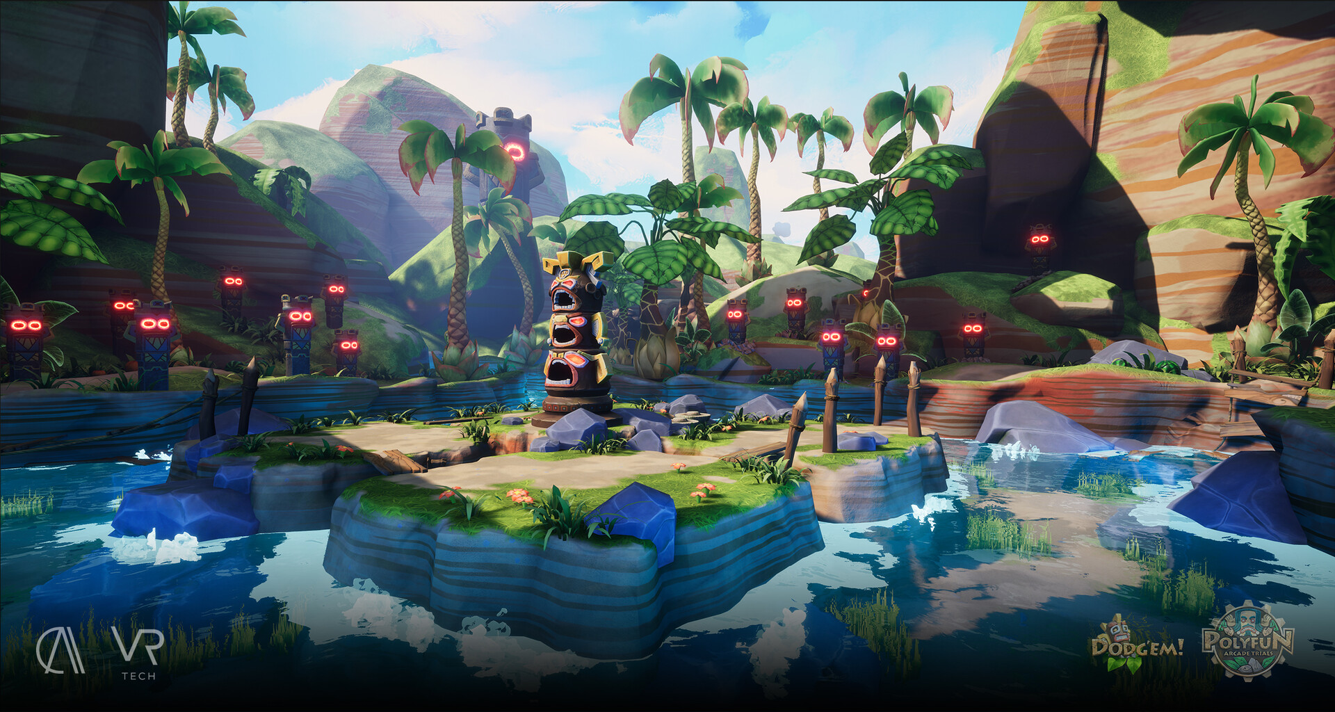 Lisa Saposh - POLYFUN. Dodg'em! (VR game level). UE4