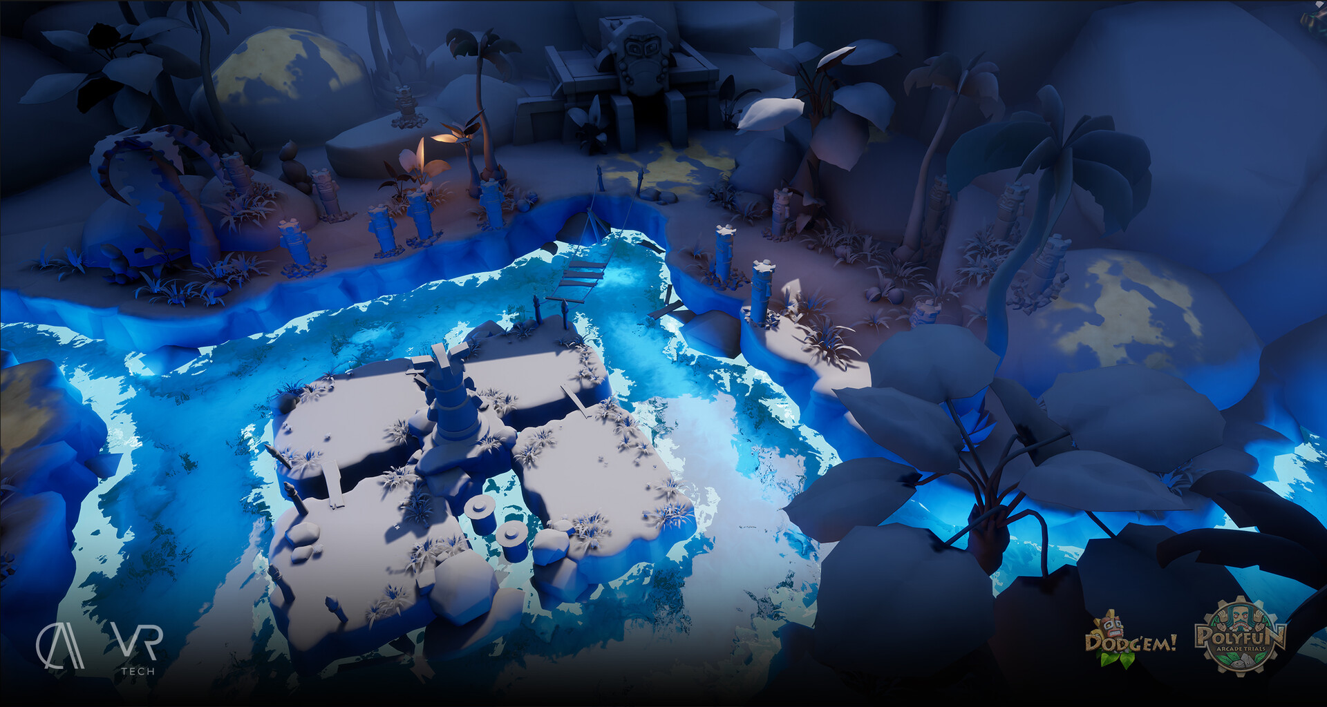 Lisa Saposh - POLYFUN. Dodg'em! (VR game level). UE4