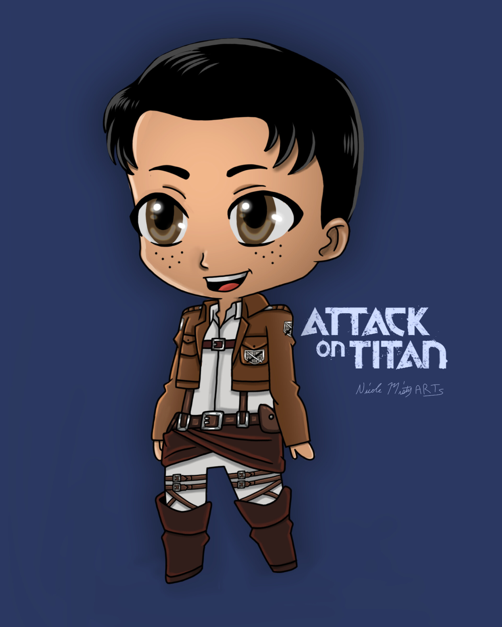 Attack On Titan Chibi Marco
