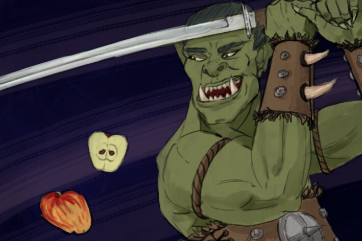 ArtStation - Sword master (Clang of iron game art)