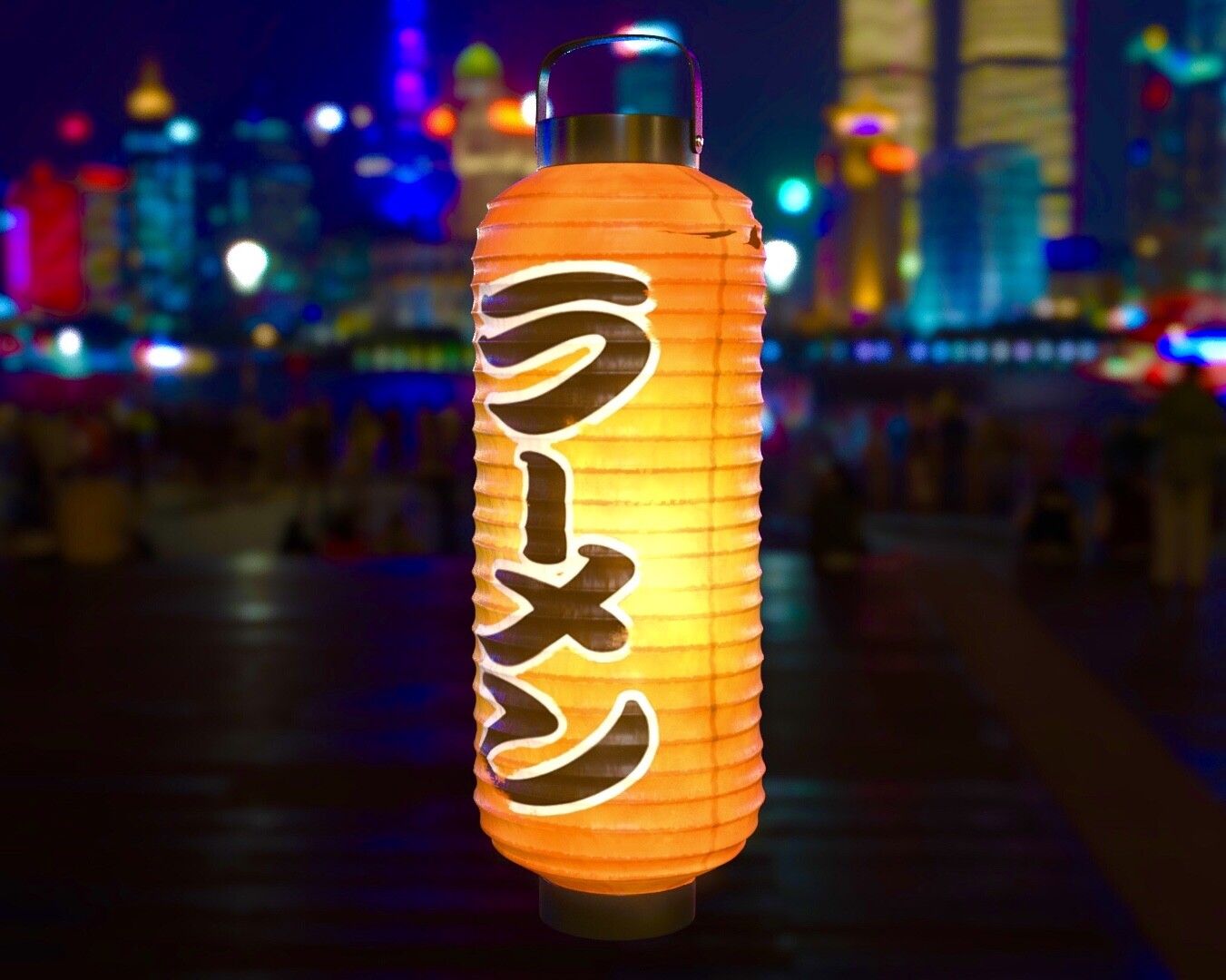 ArtStation - Japanese paper lantern (Ramen shop)
