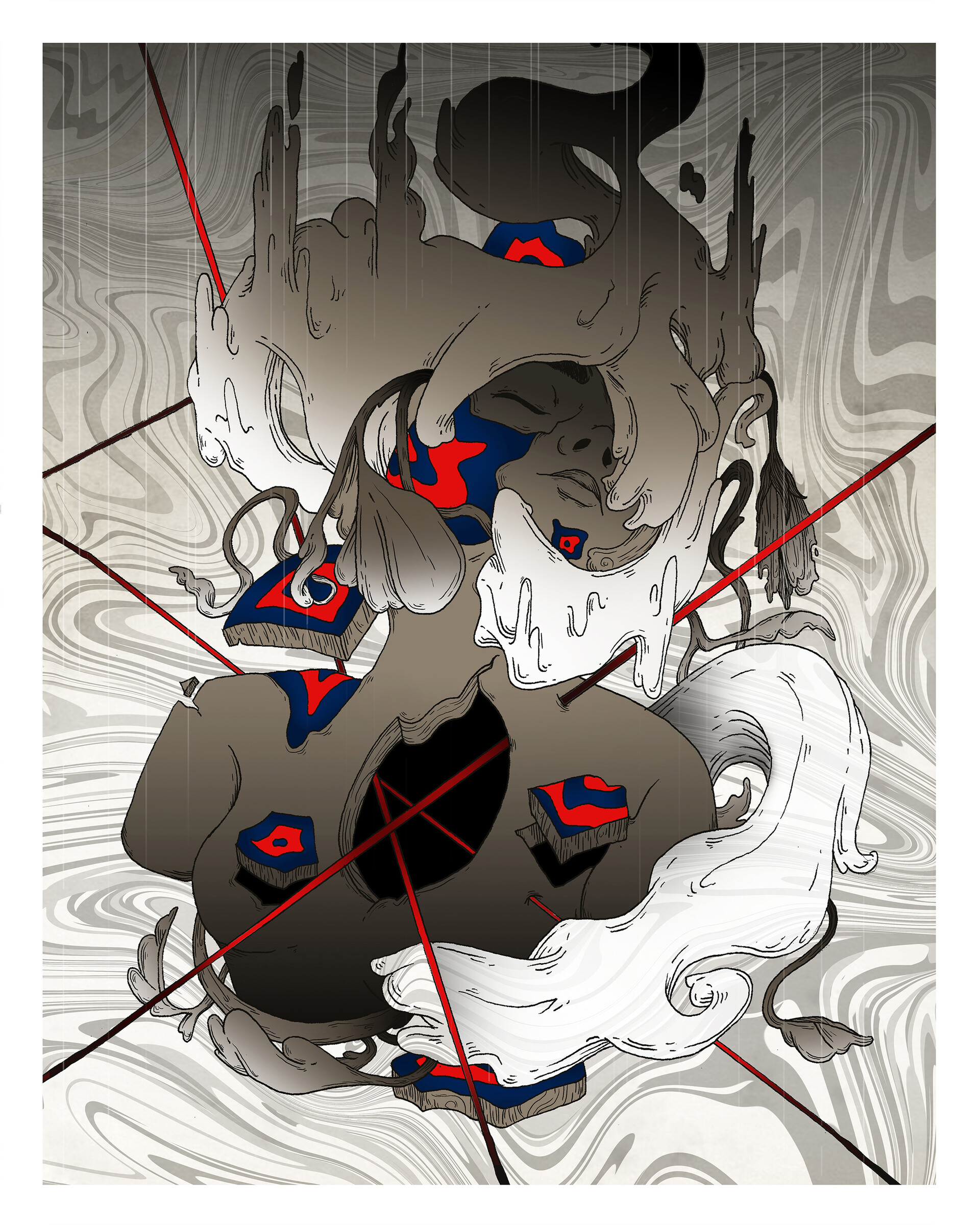 ArtStation - je ne sais quoi (i don't know what) carmela tolentino 18 x 22 in. | ink and digital ...