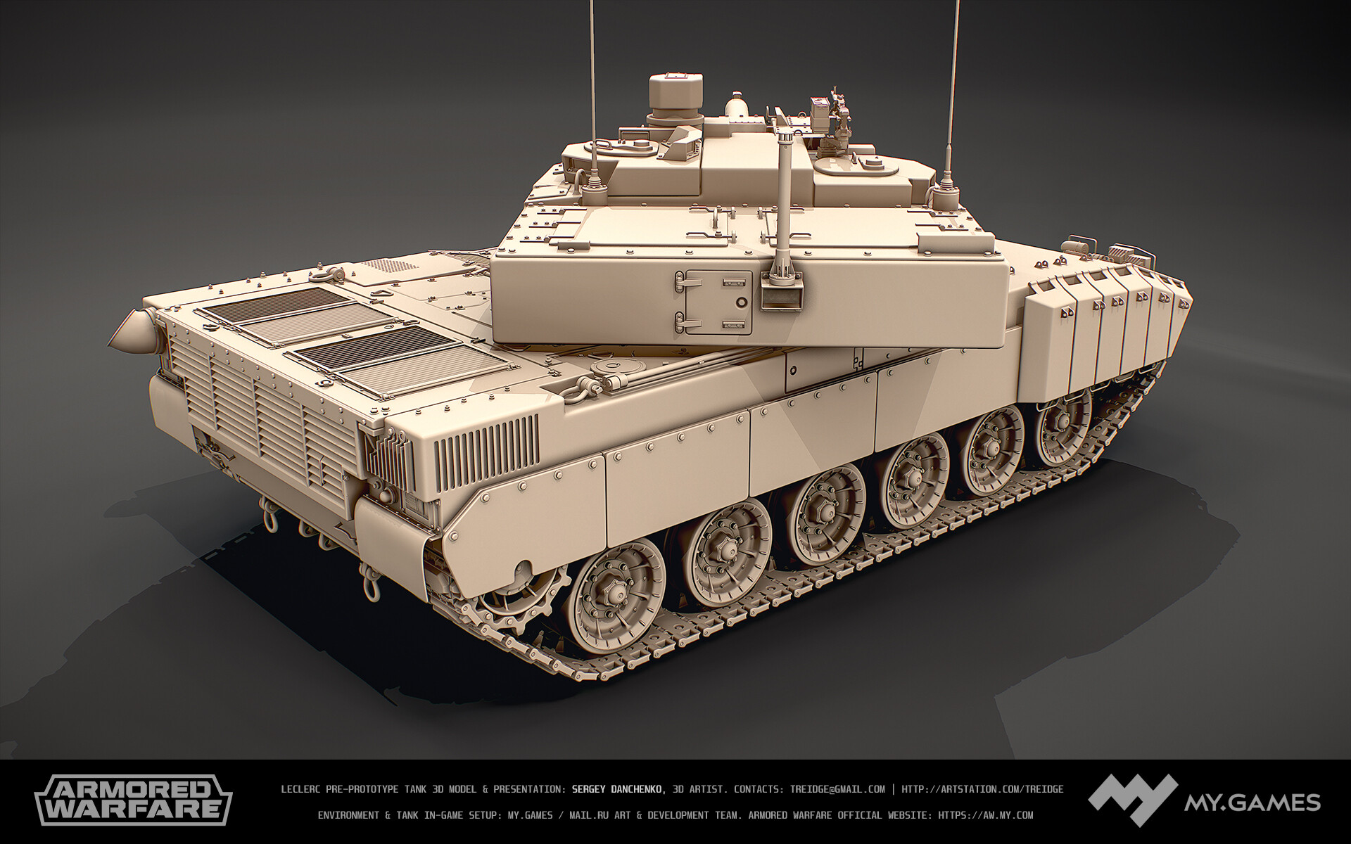 Sergey Danchenko - The Leclerc Tank Pre-Prototype — Breakdown & Making ...