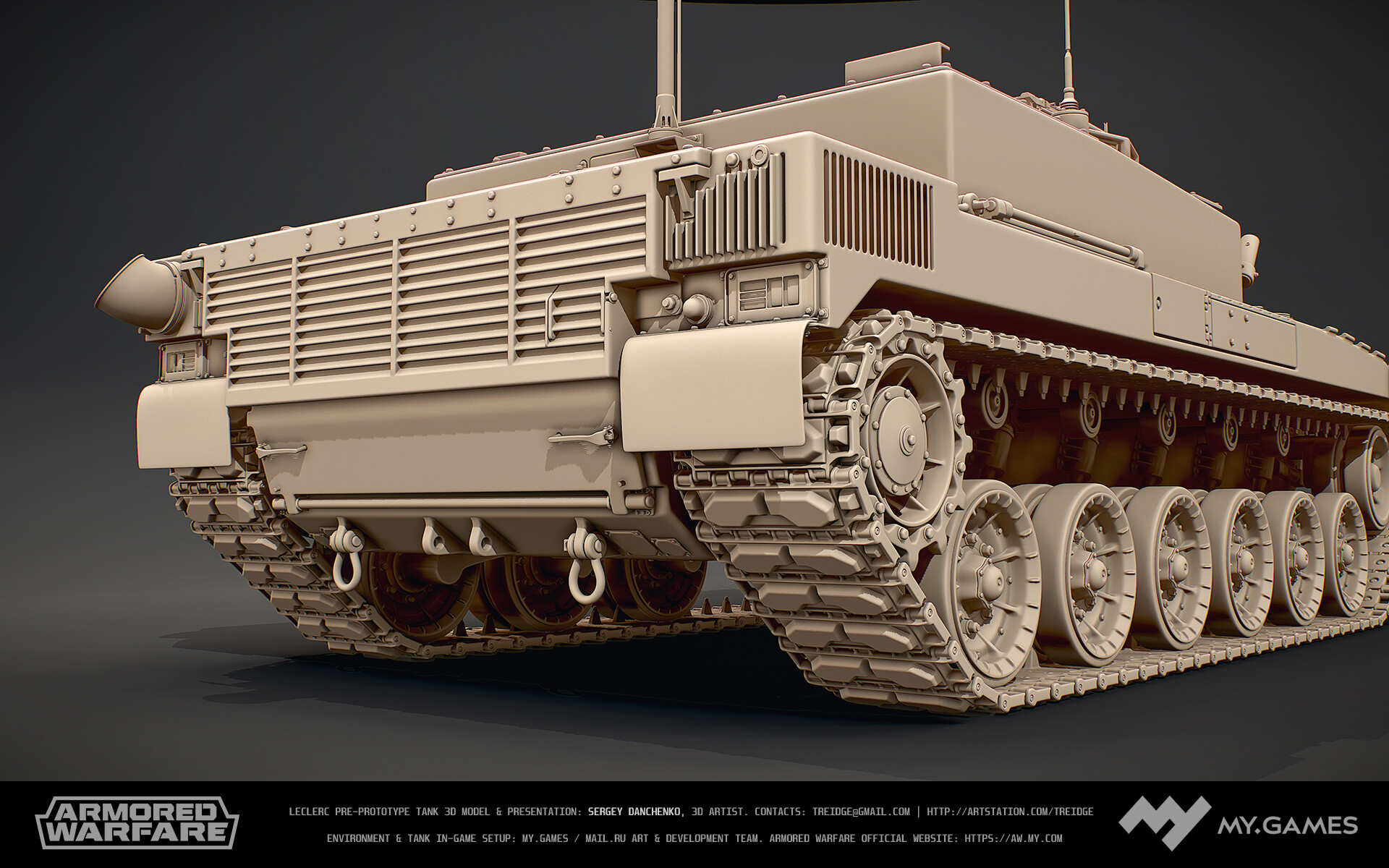 Sergey Danchenko - The Leclerc Tank Pre-Prototype — Breakdown & Making ...