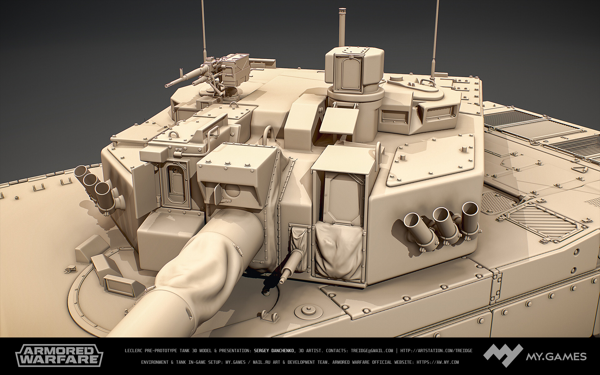 Sergey Danchenko - The Leclerc Tank Pre-Prototype — Breakdown & Making ...