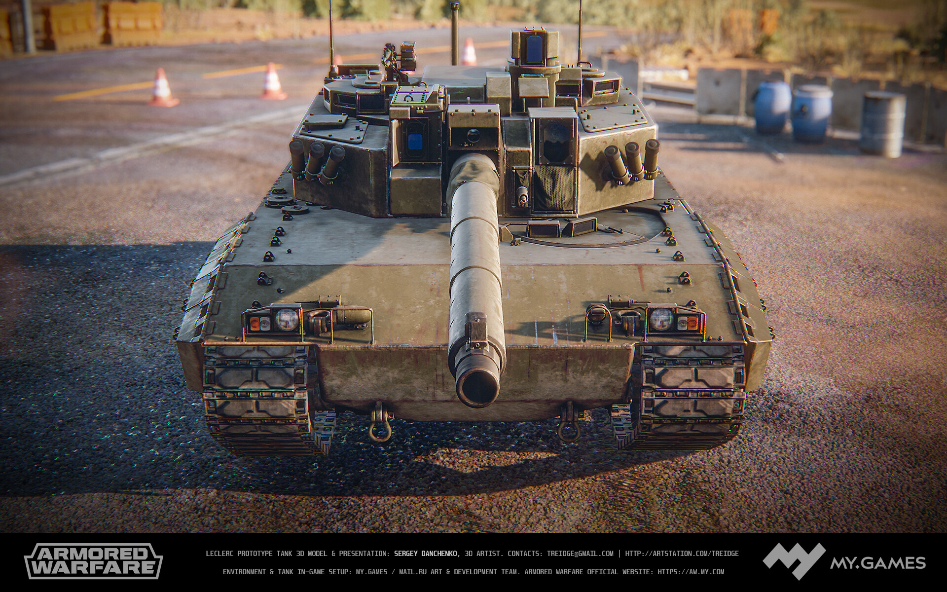 Sergey Danchenko - The Leclerc Pre-Prototype Main Battle Tank for ...