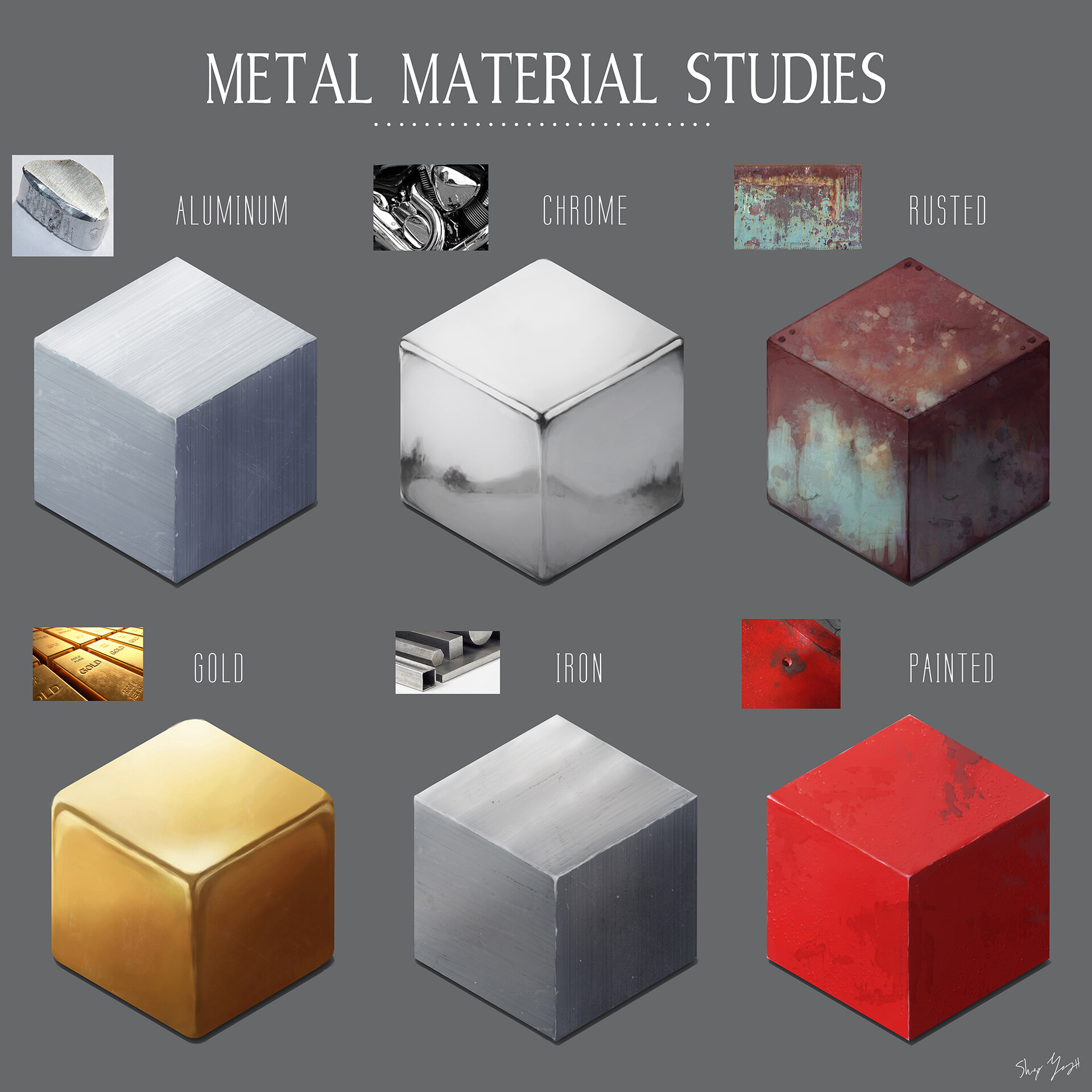 dropfeeling - Cube Material Studies
