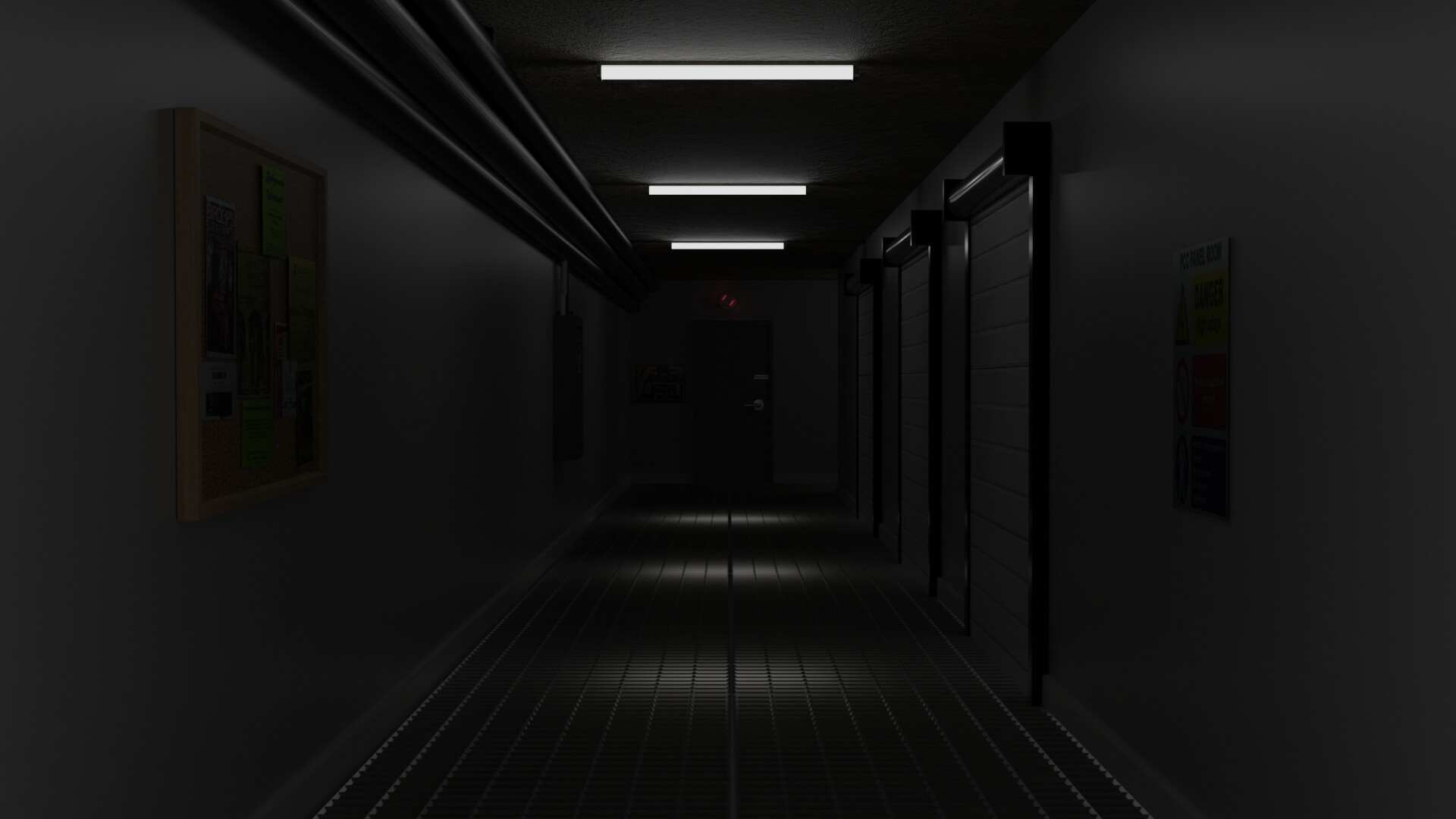 ArtStation - Industrial Hallway