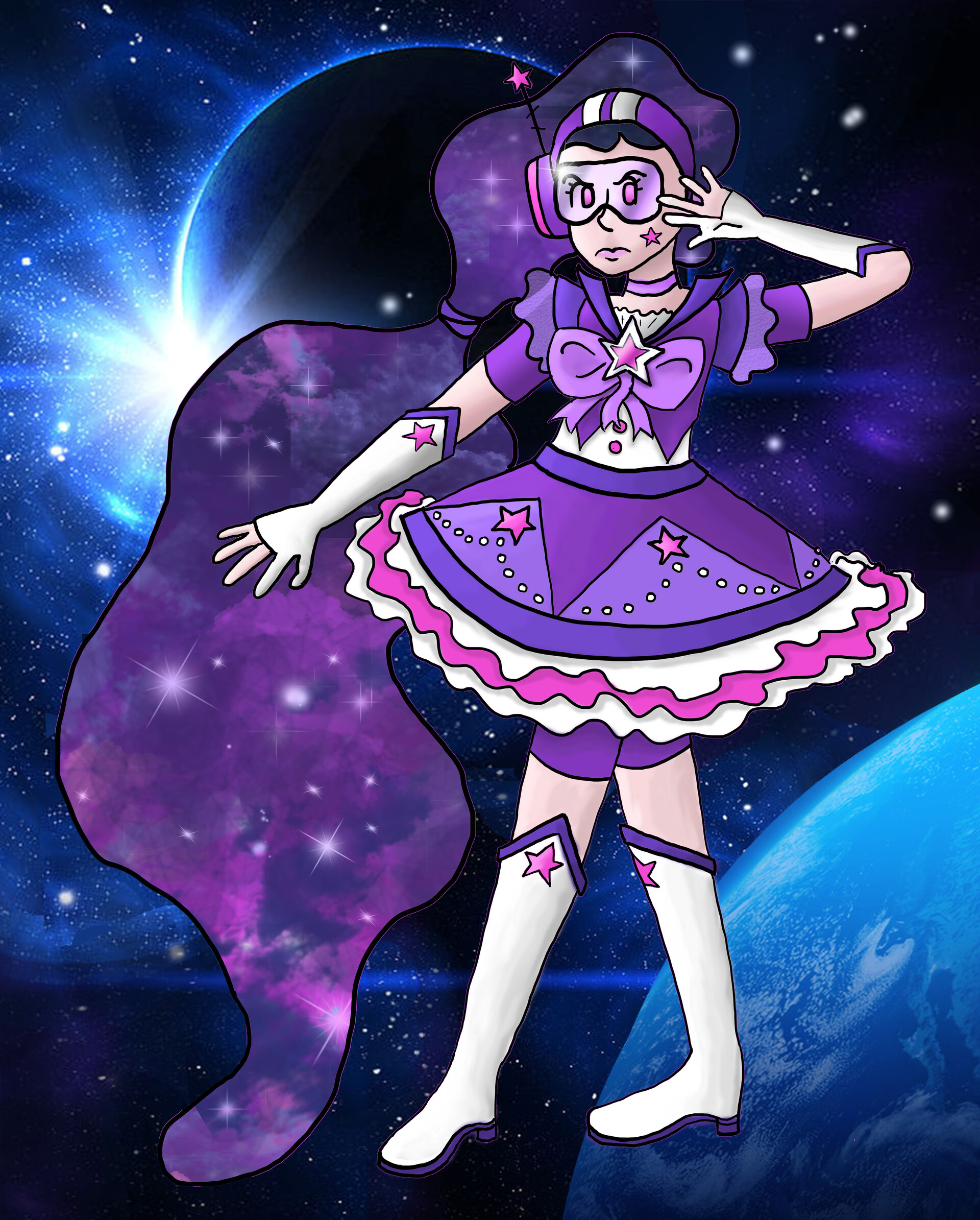 ArtStation - Space Magical Girl