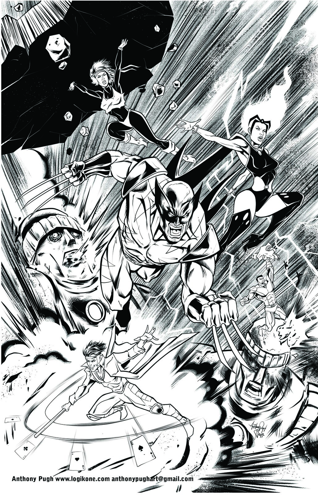 Anthony Pugh - Comic Pin-Up Jams