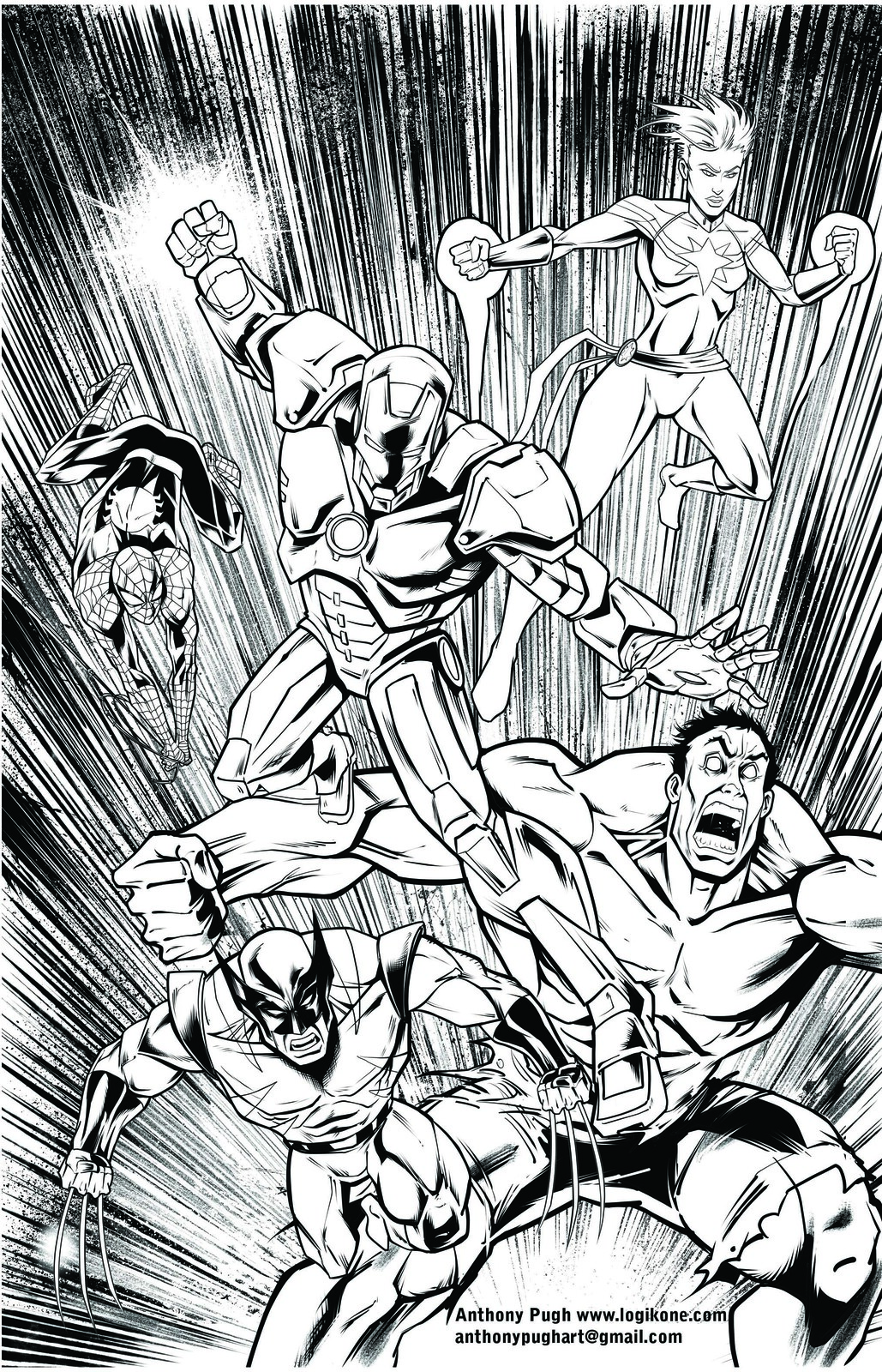 Anthony Pugh - Comic Pin-Up Jams