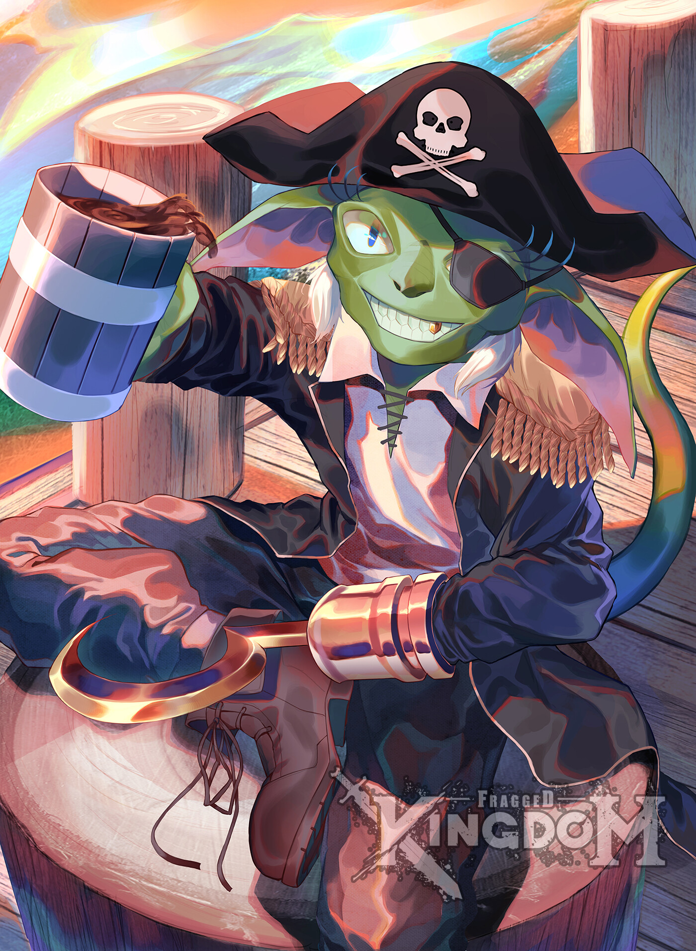 ArtStation - A Male Tolatl Pirate