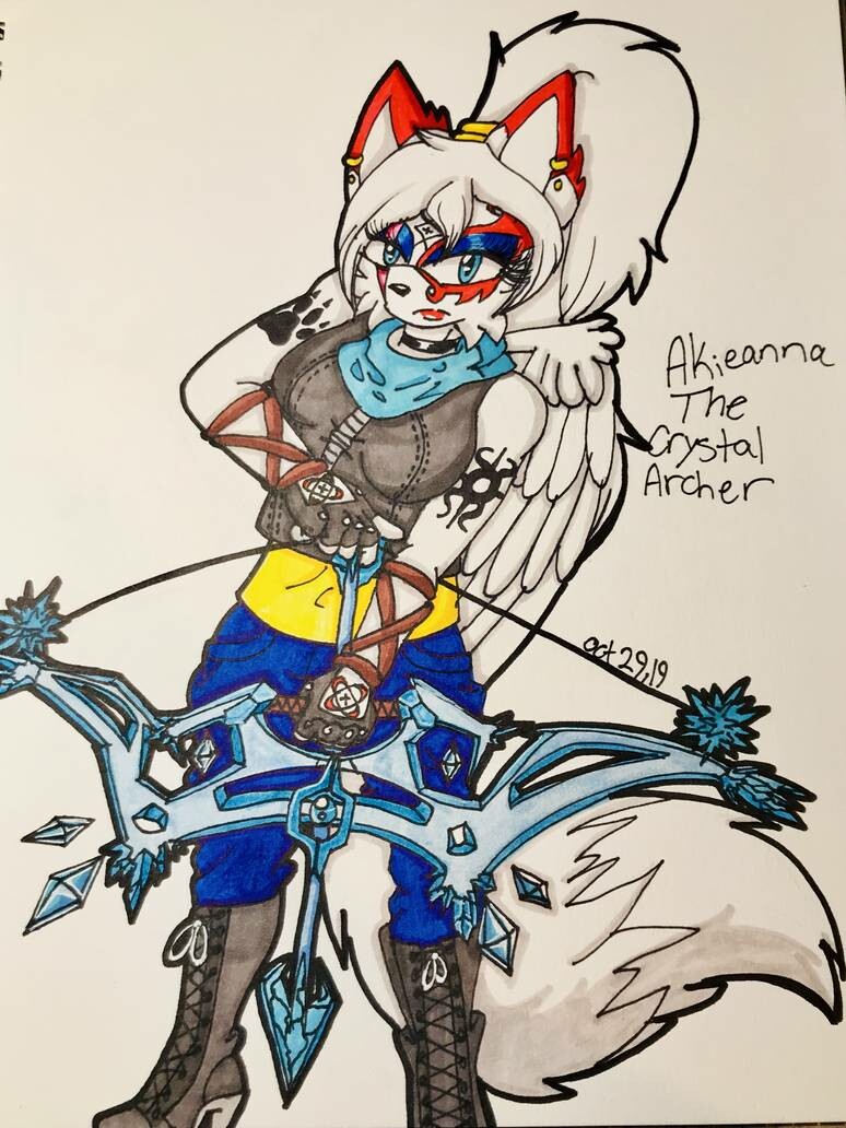 ArtStation - Akieanna the Crystal Archer