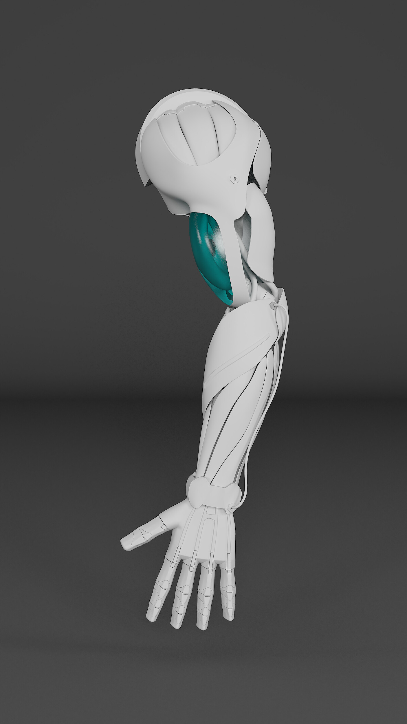 Sarath P - Sci Fi Robotic Hand 3D Model