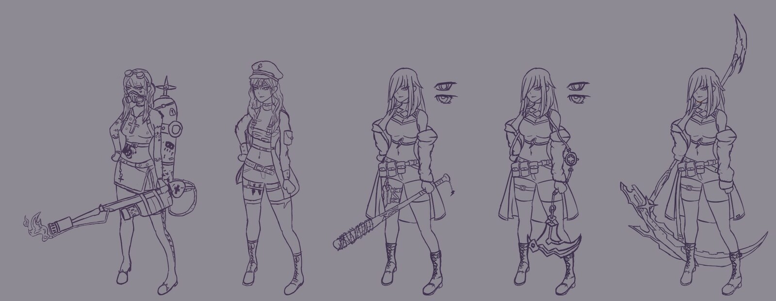 Nicholas Teoh (Sh1ndori) - Combat Idol - Character Design