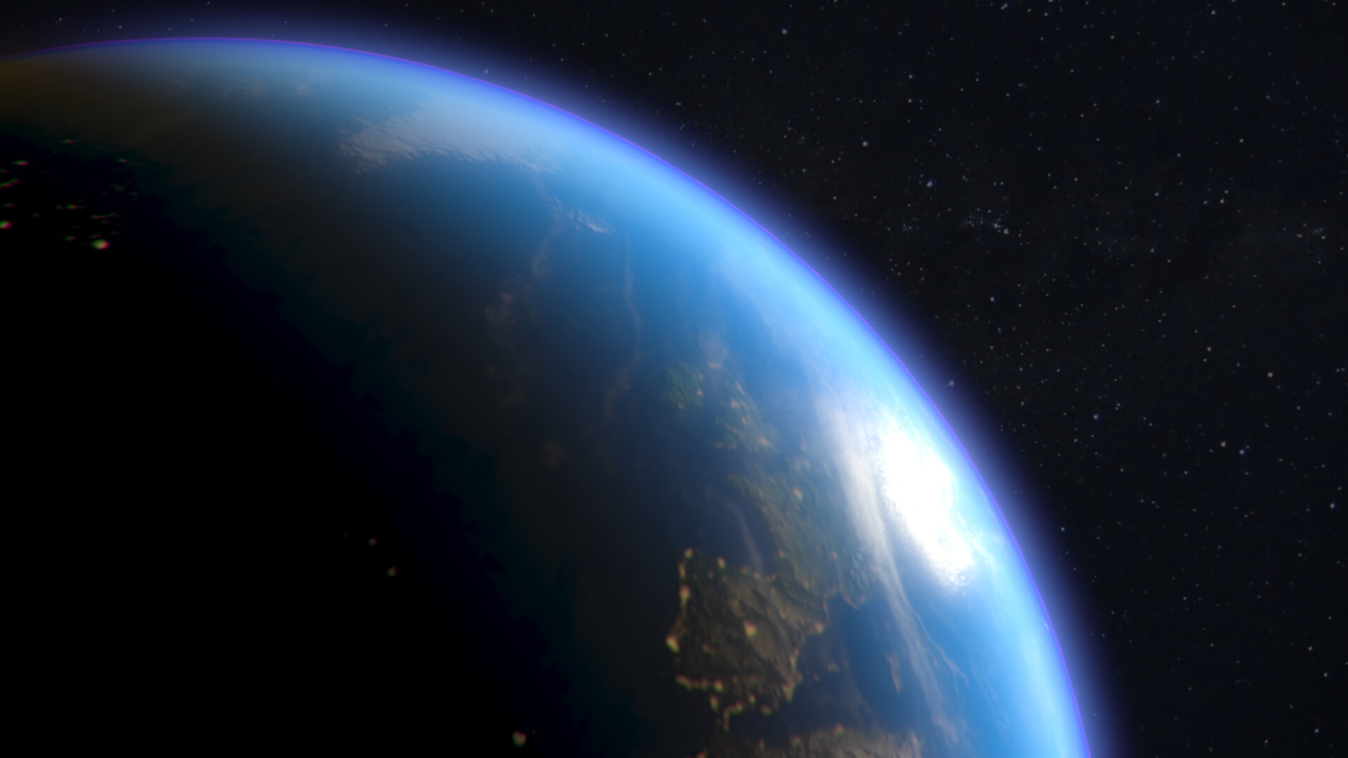 ArtStation - Earth from space