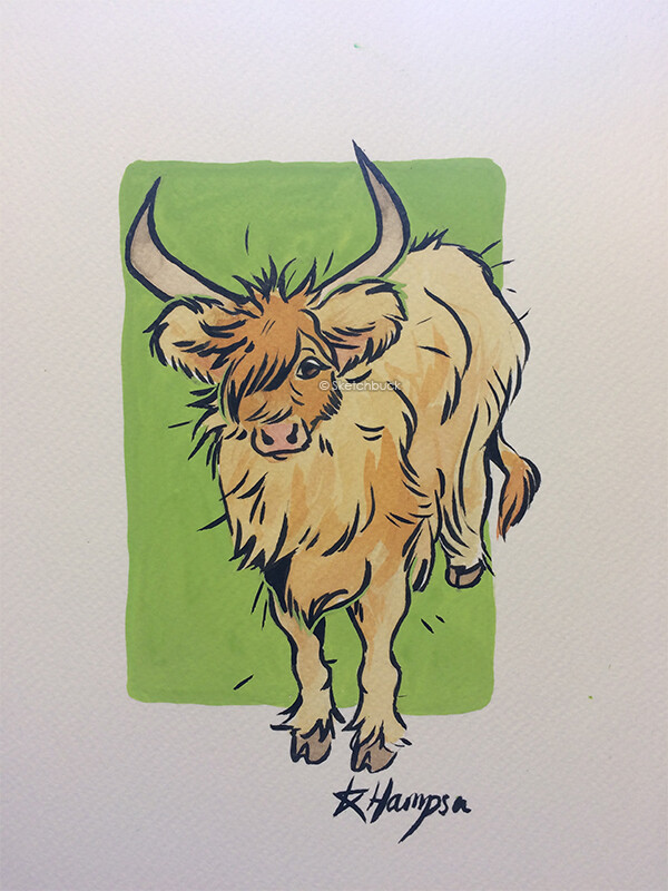 ArtStation - Highland Cartoon