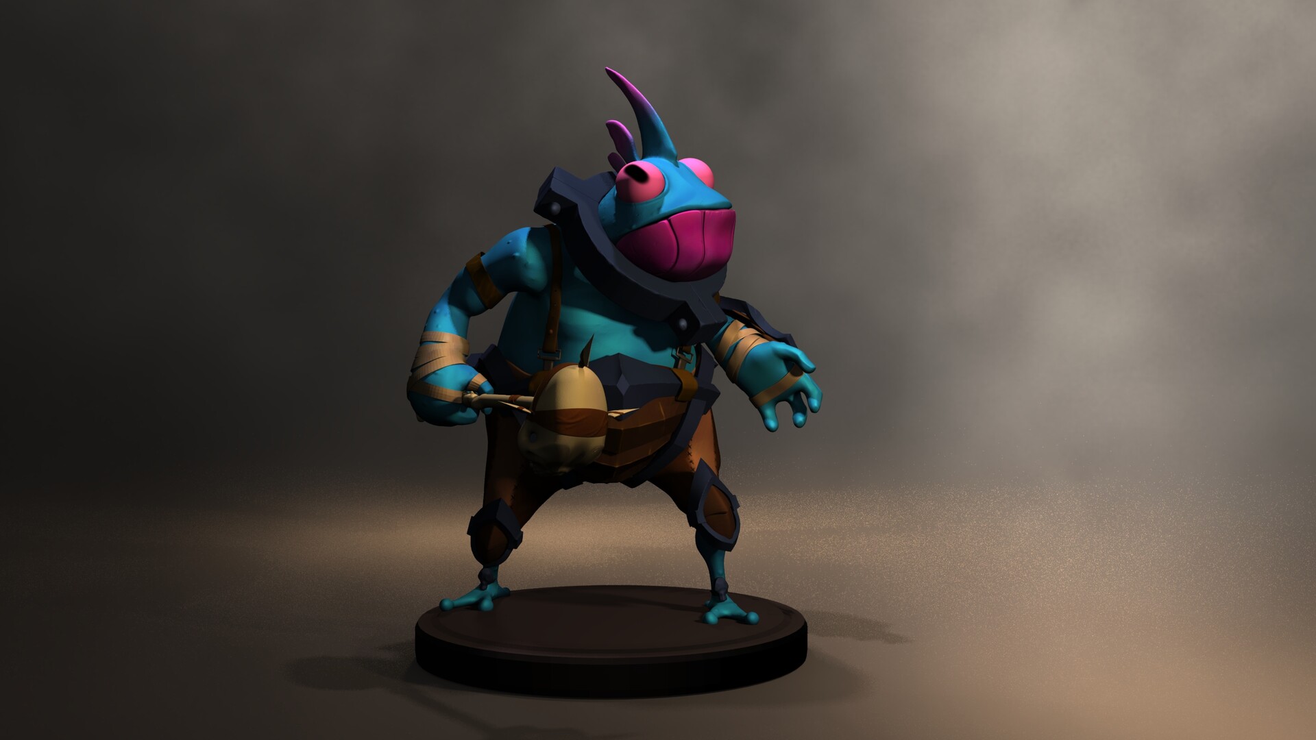 ArtStation - Warrior Frog