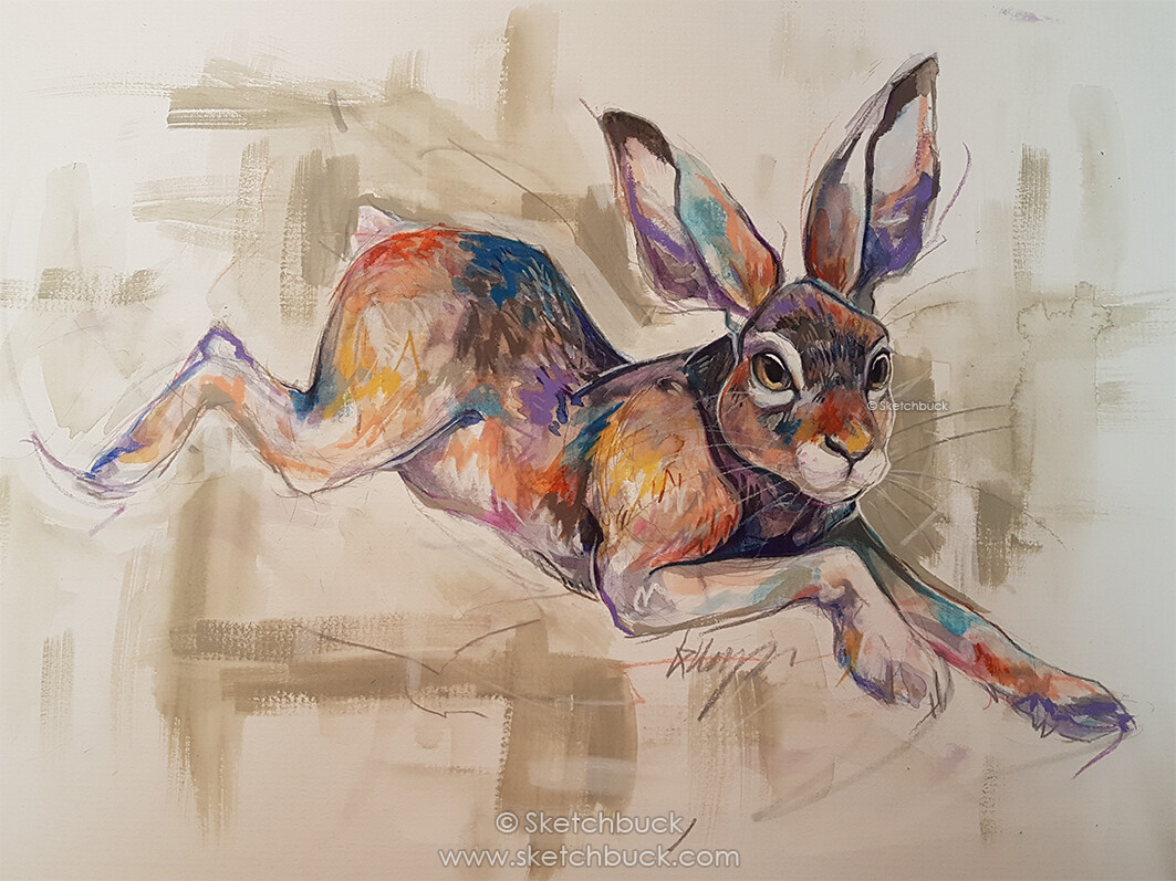 ArtStation - Running Hare