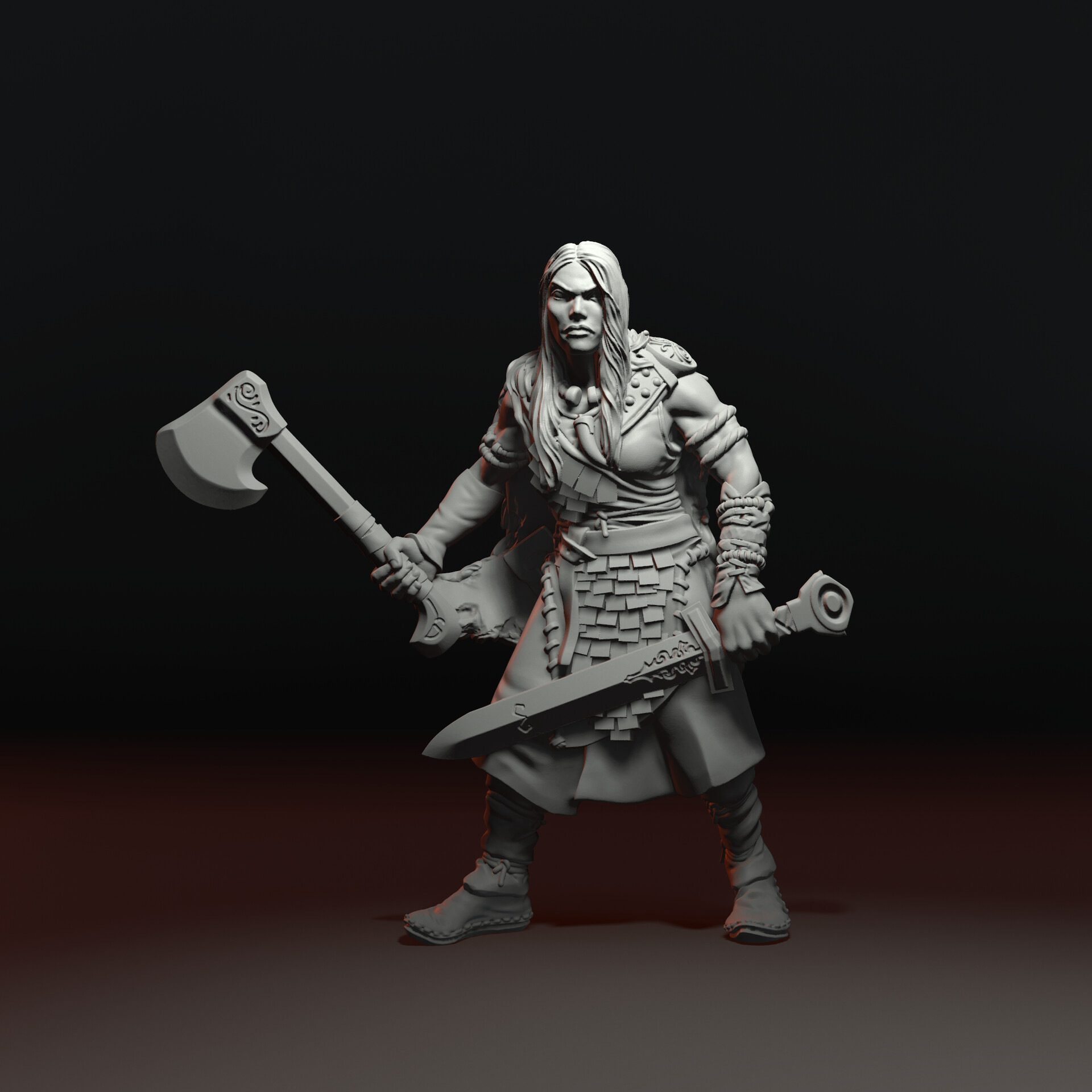 ArtStation - Blood Rage - Warrior 2