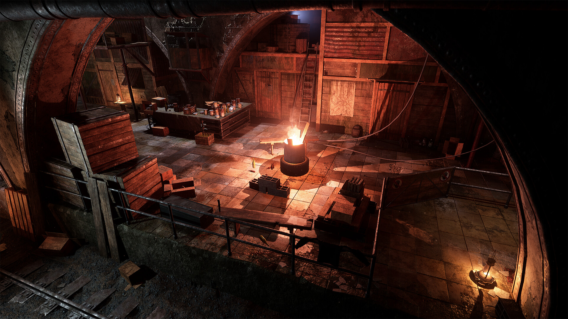 Maxime Dhamelincourt - Post Apocalyptic Metro Station