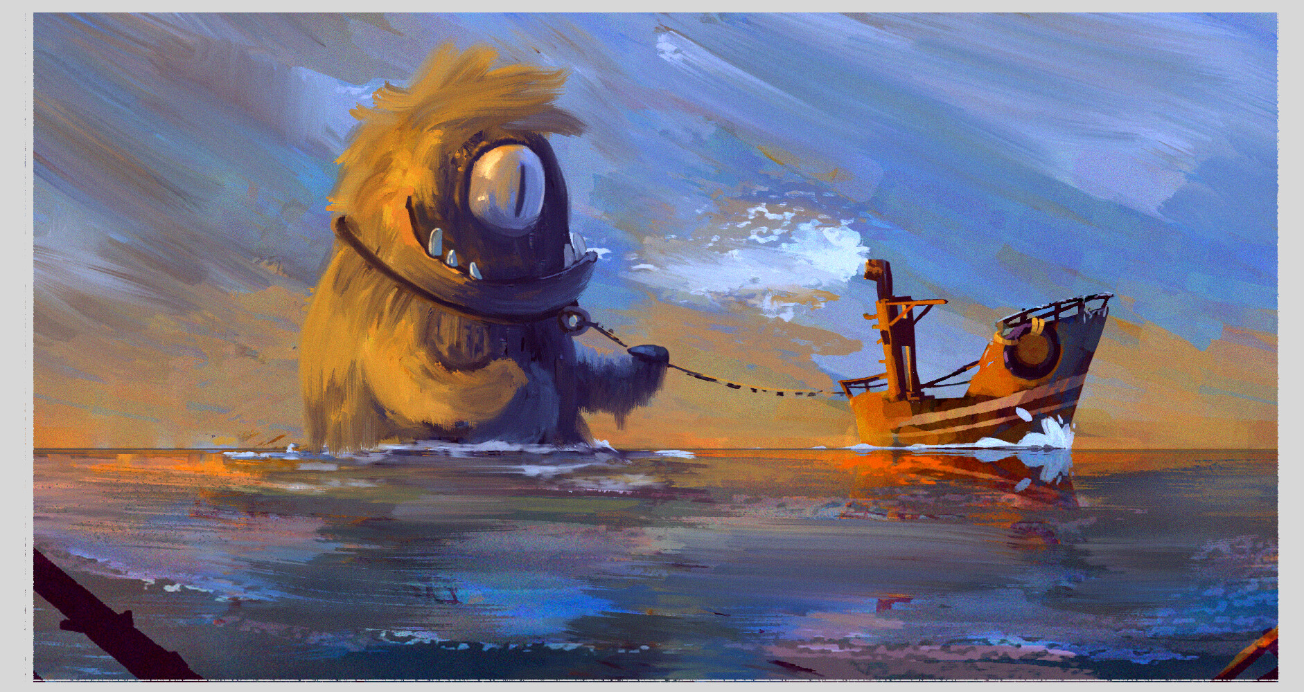 ArtStation - Ship_Monster