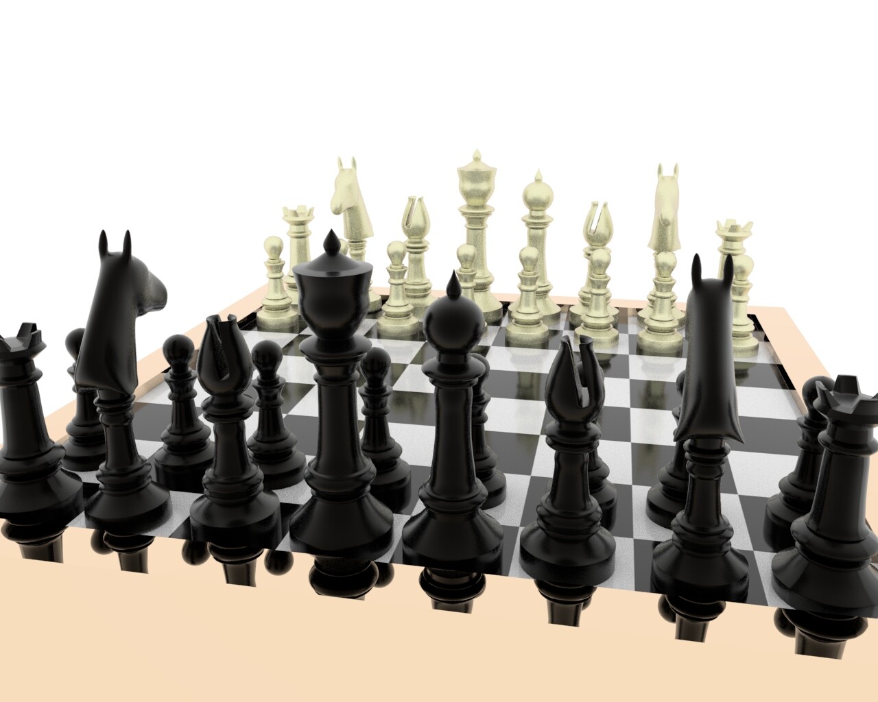 ArtStation - Chess Pieces (design and textures)