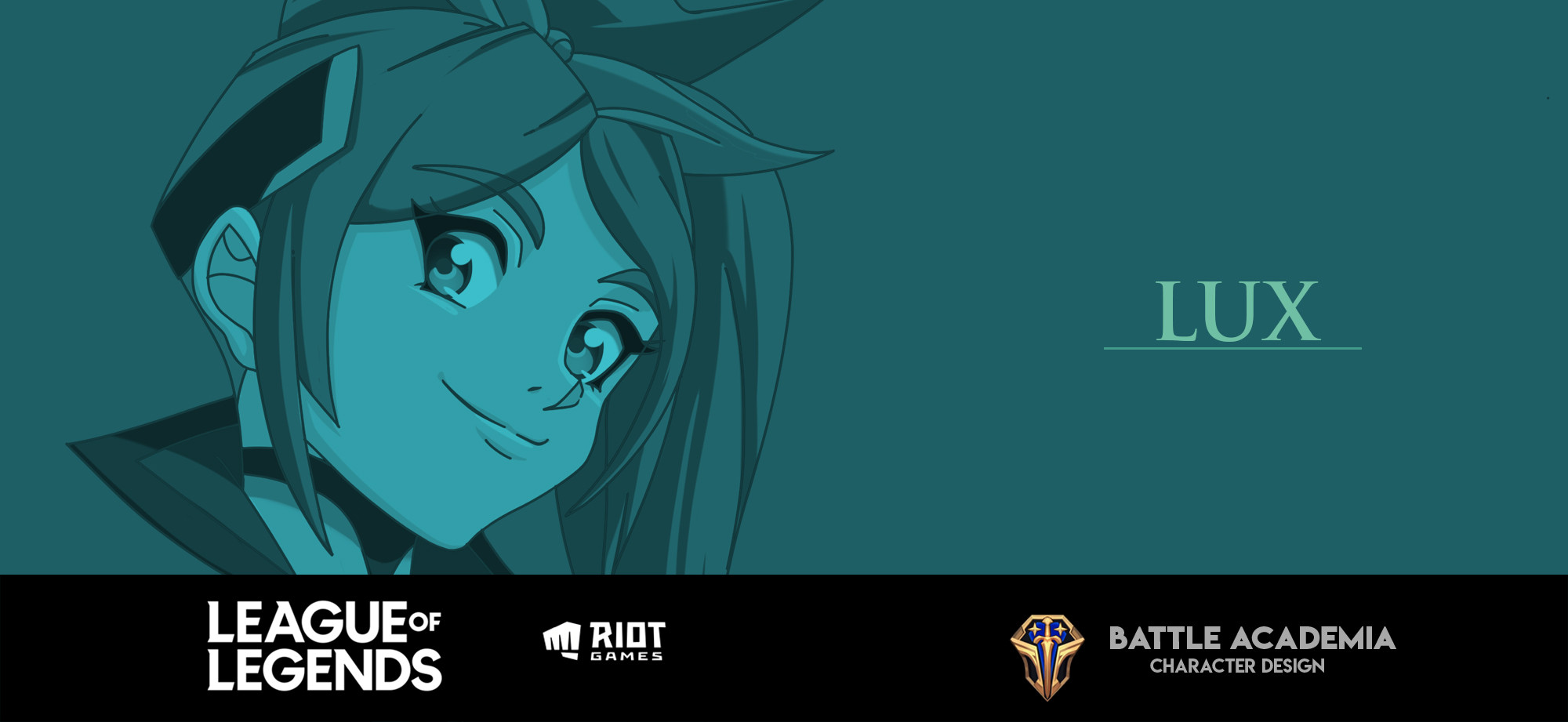 MIGUERU ART - LEAGUE OF LEGENDS - BATTLE ACADEMIA Lux Character Design
