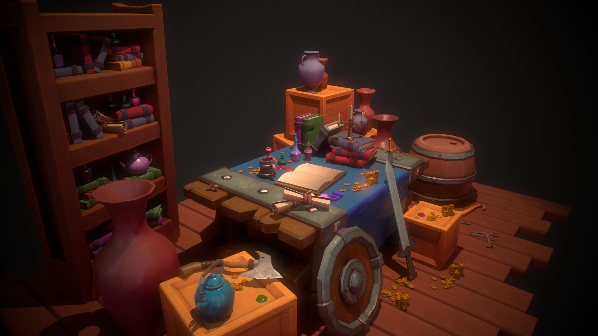 Luís Jóia - Stylized Pirate Office