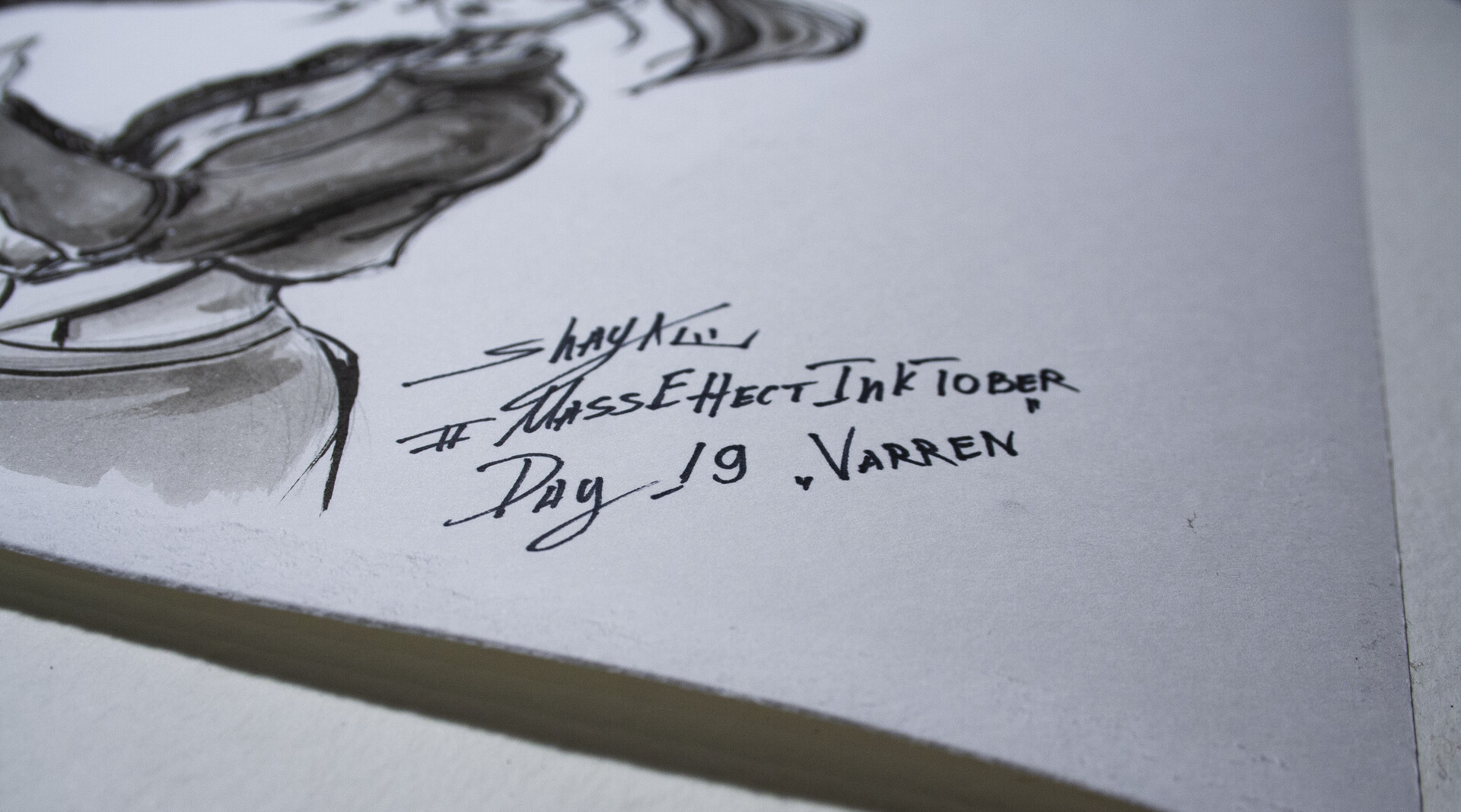 Shaya Fury - Mass Effect inkTober Day 19 - Varren