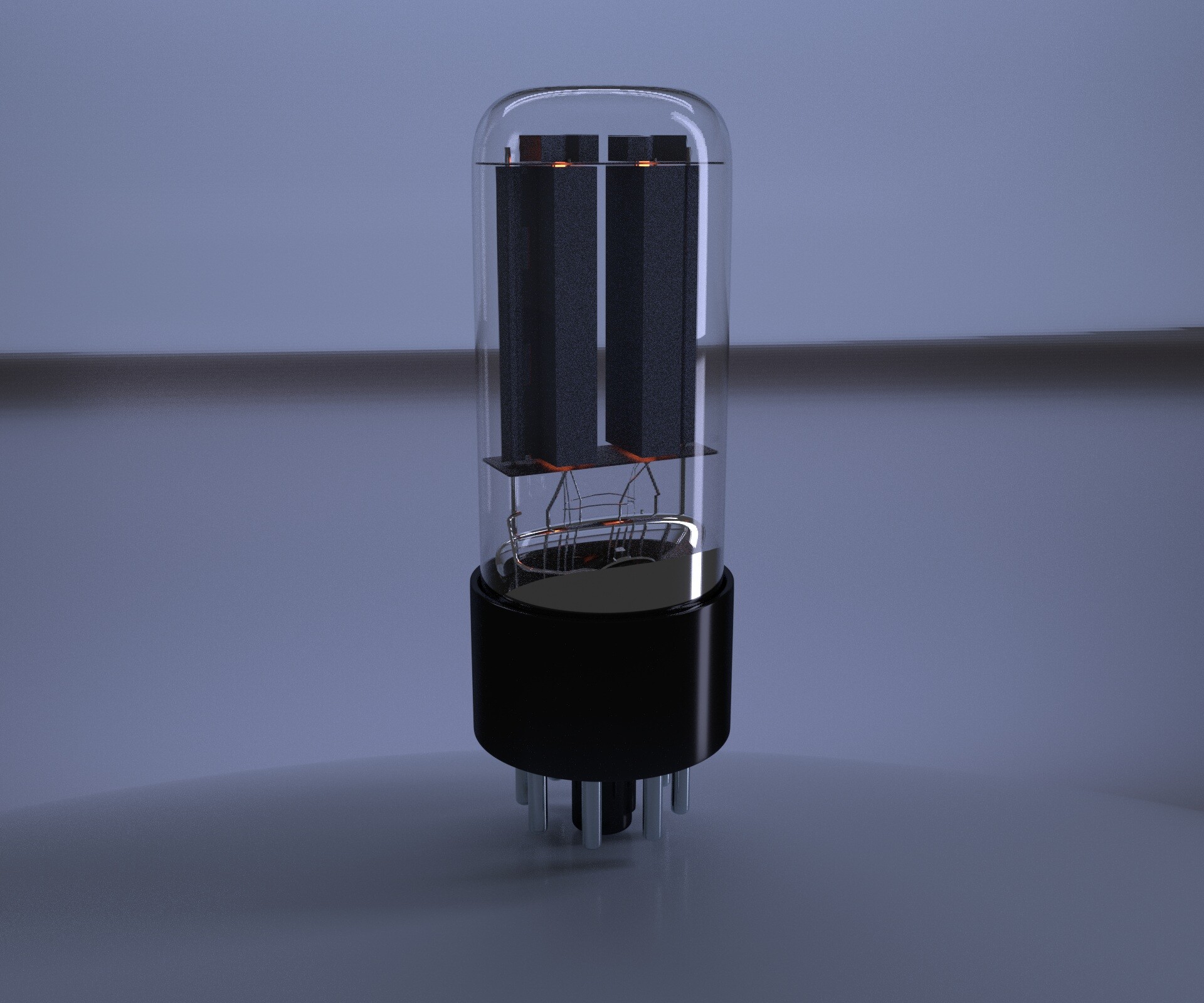 ArtStation - Vacuum tube 6N8S (made in USSR)