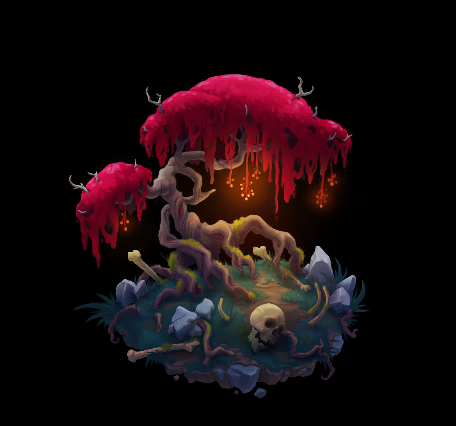 ArtStation - Blood tree