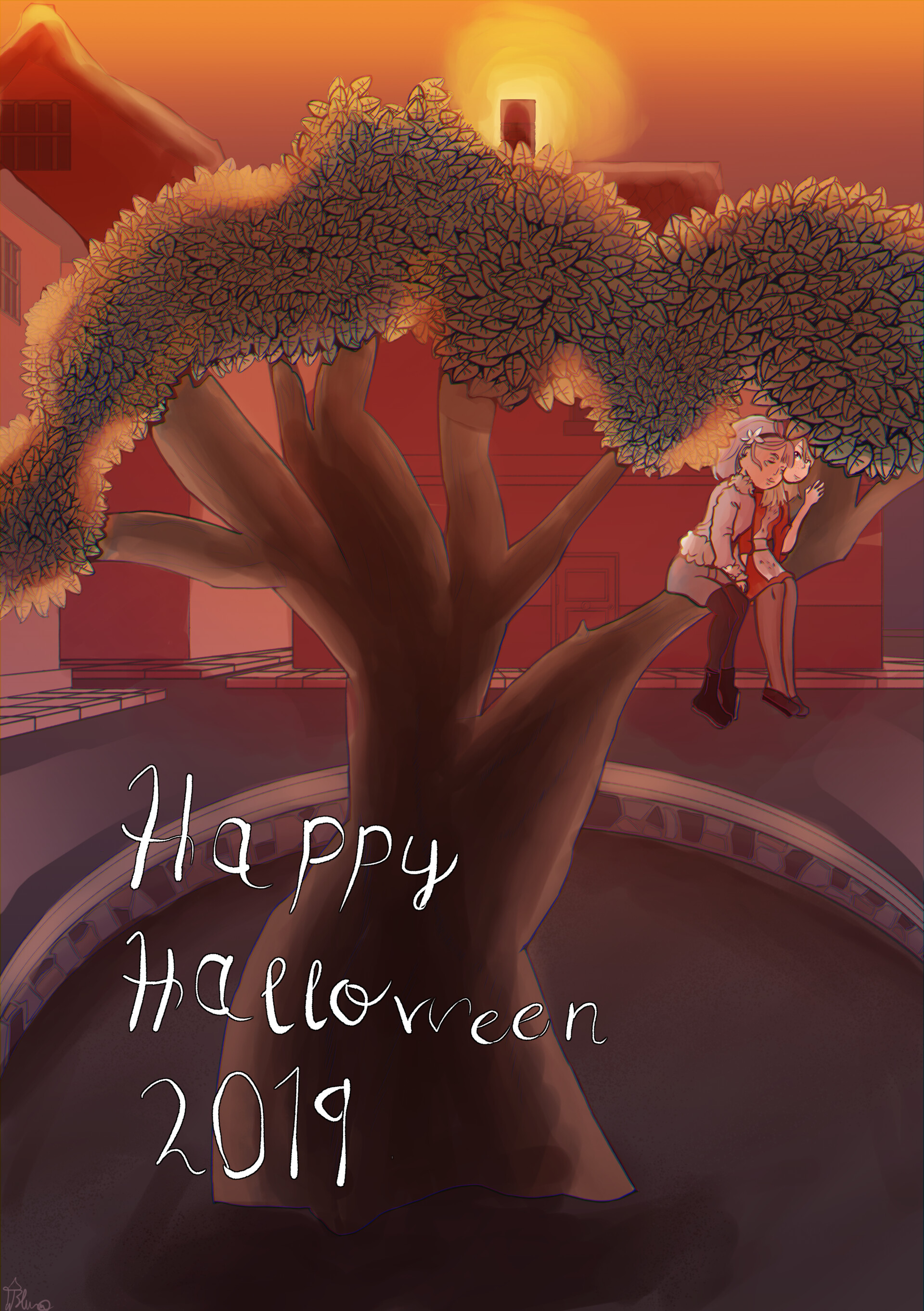 ArtStation - Halloween Tree