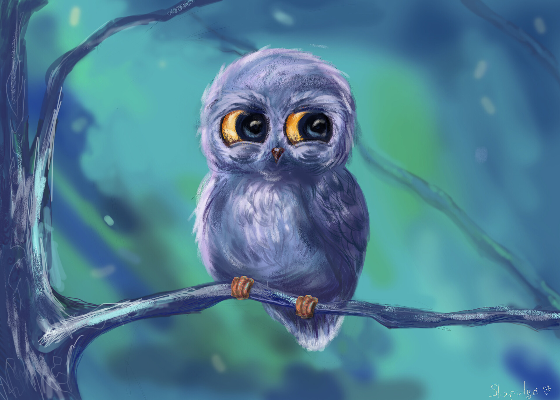 ArtStation - Suspicious owl