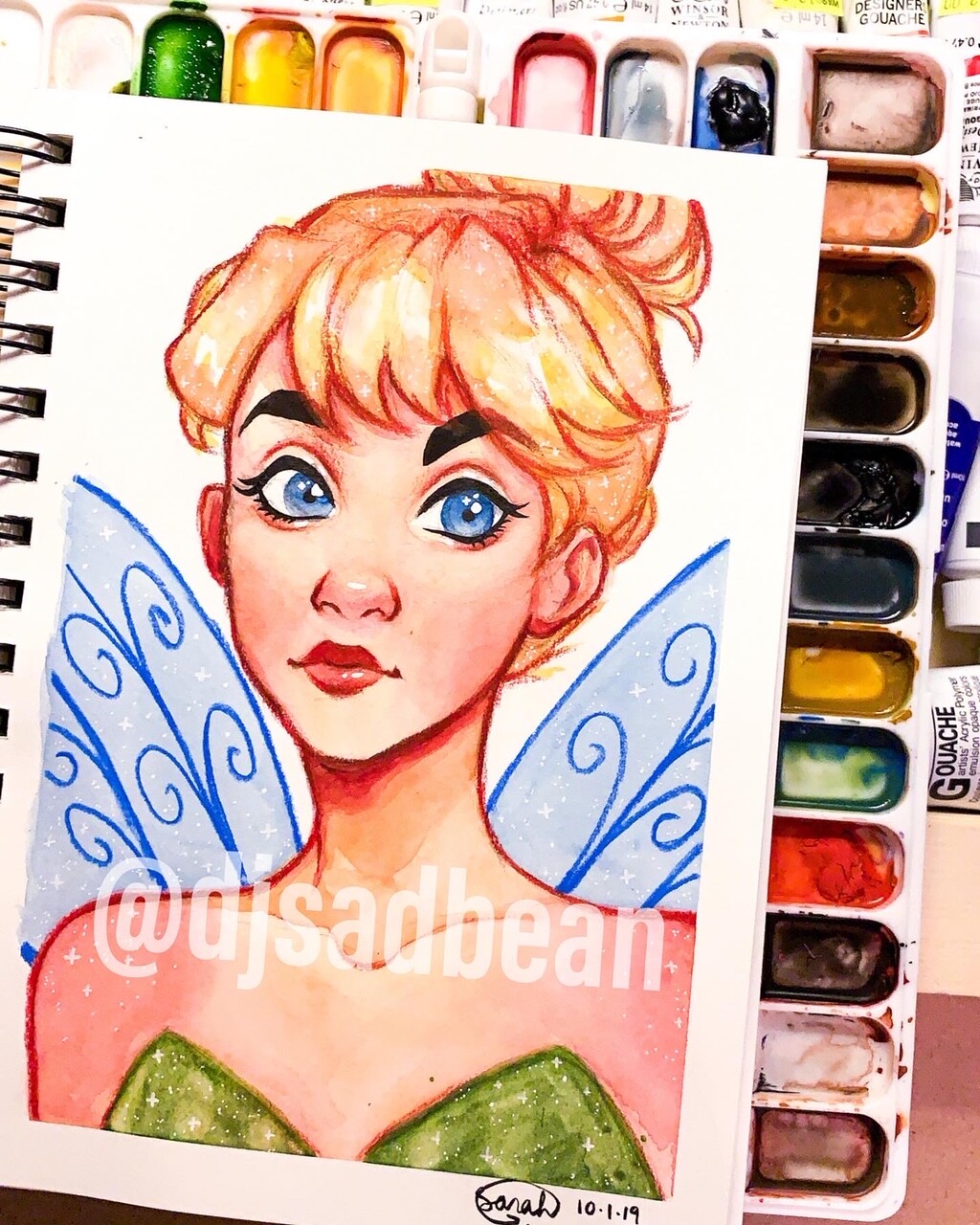 ArtStation - Tinker Bell Watercolor