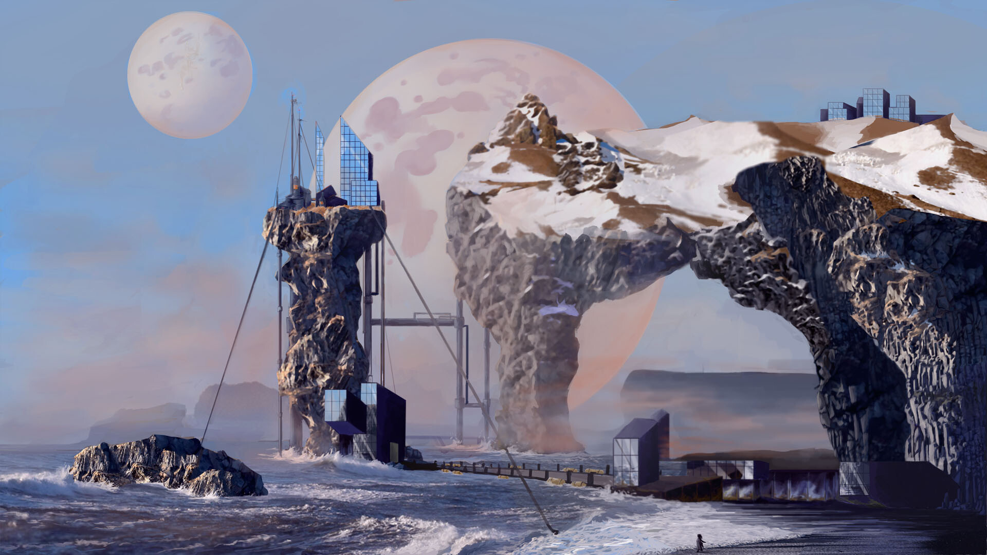 ArtStation - Science fiction environment.