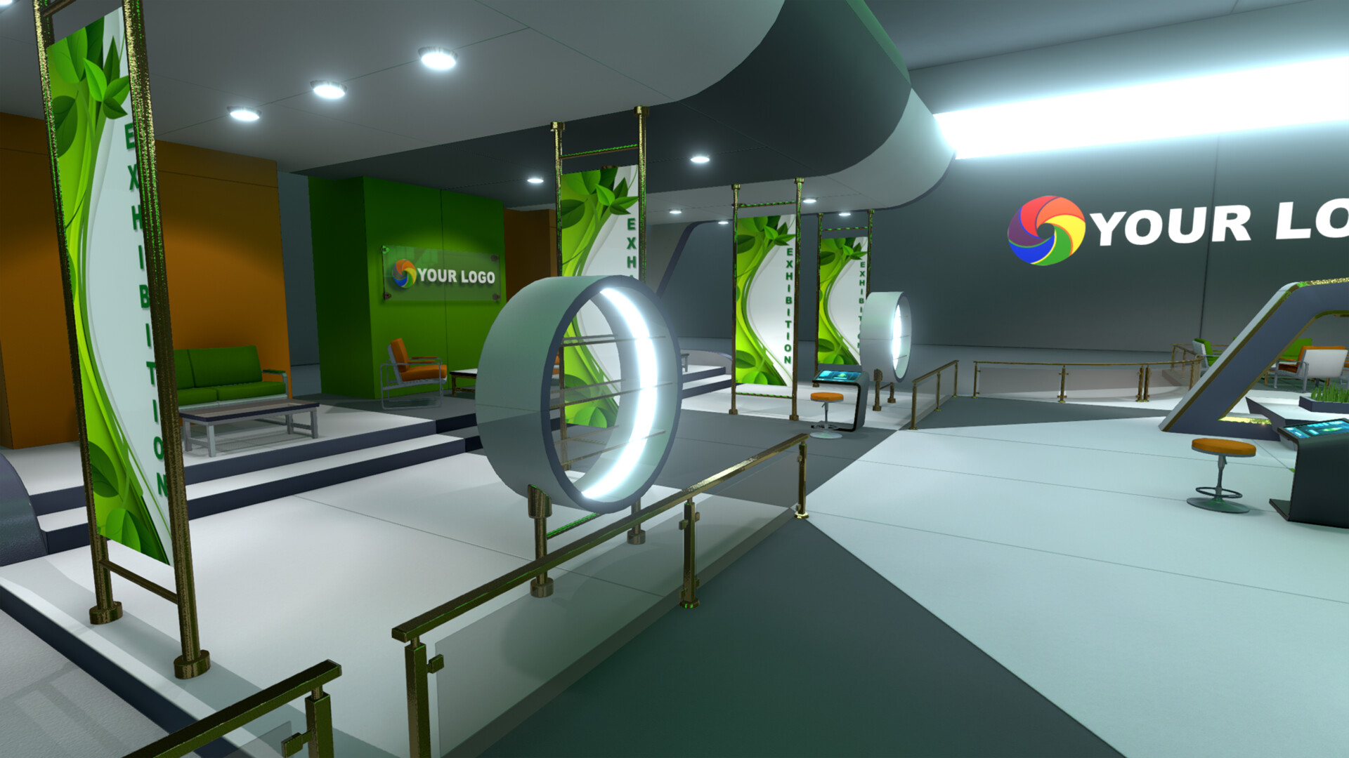 ArtStation - 3D Virtual Showroom Vol 5 for mobile