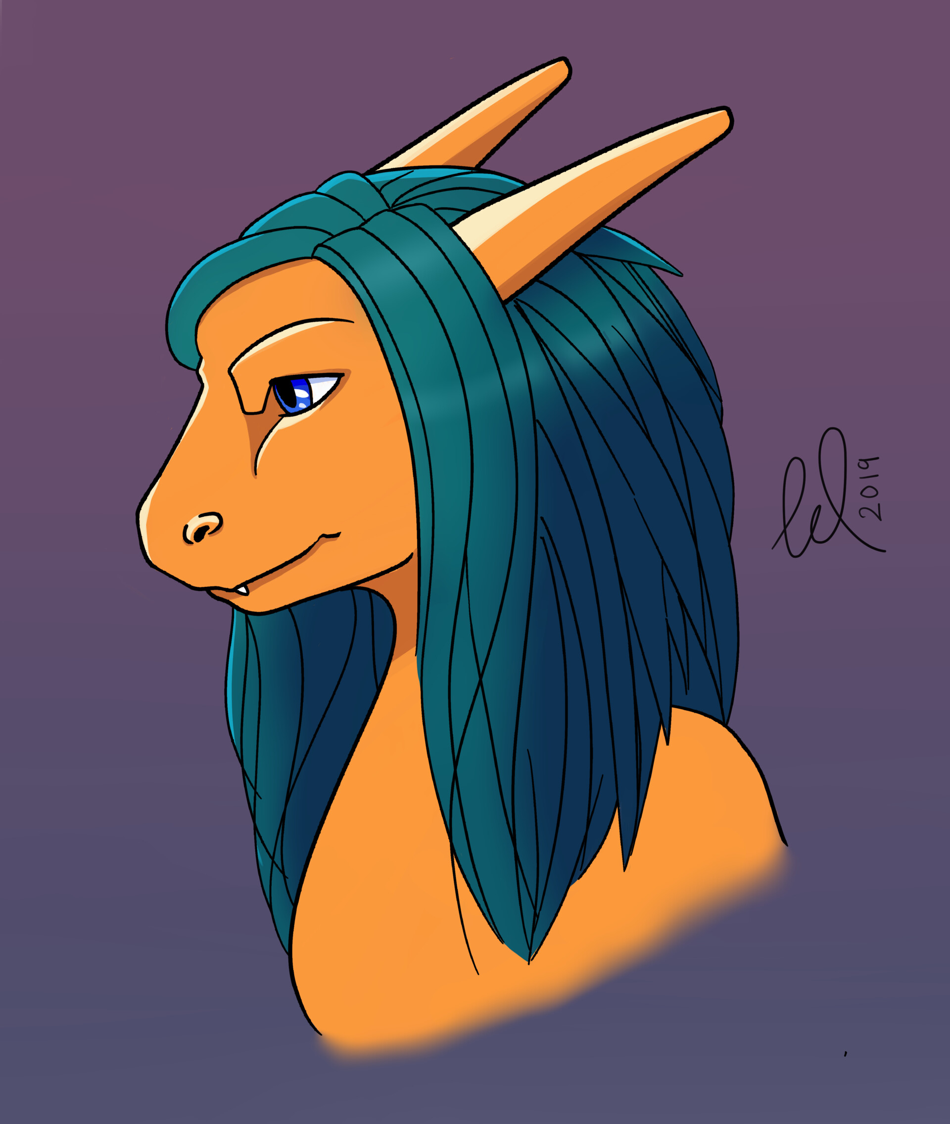 ArtStation - Pokemon: Charizard in a Wig