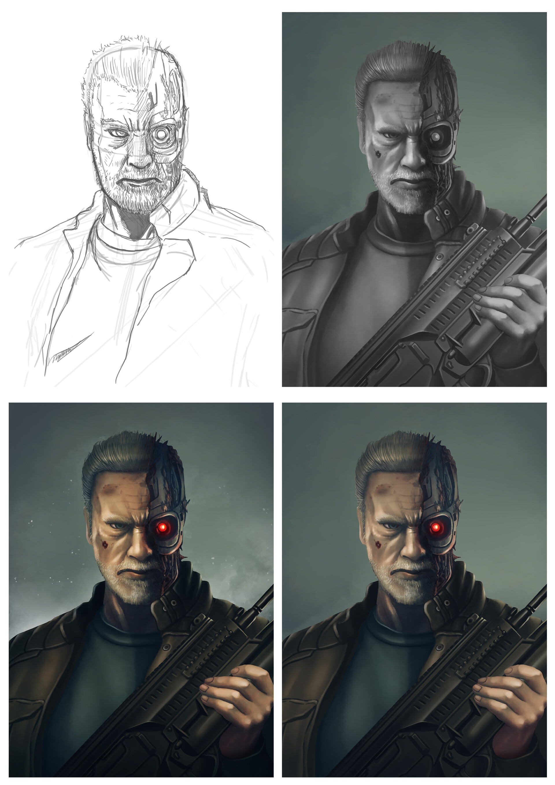 Mark Ho - The Fanart of Terminator Dark Fate
