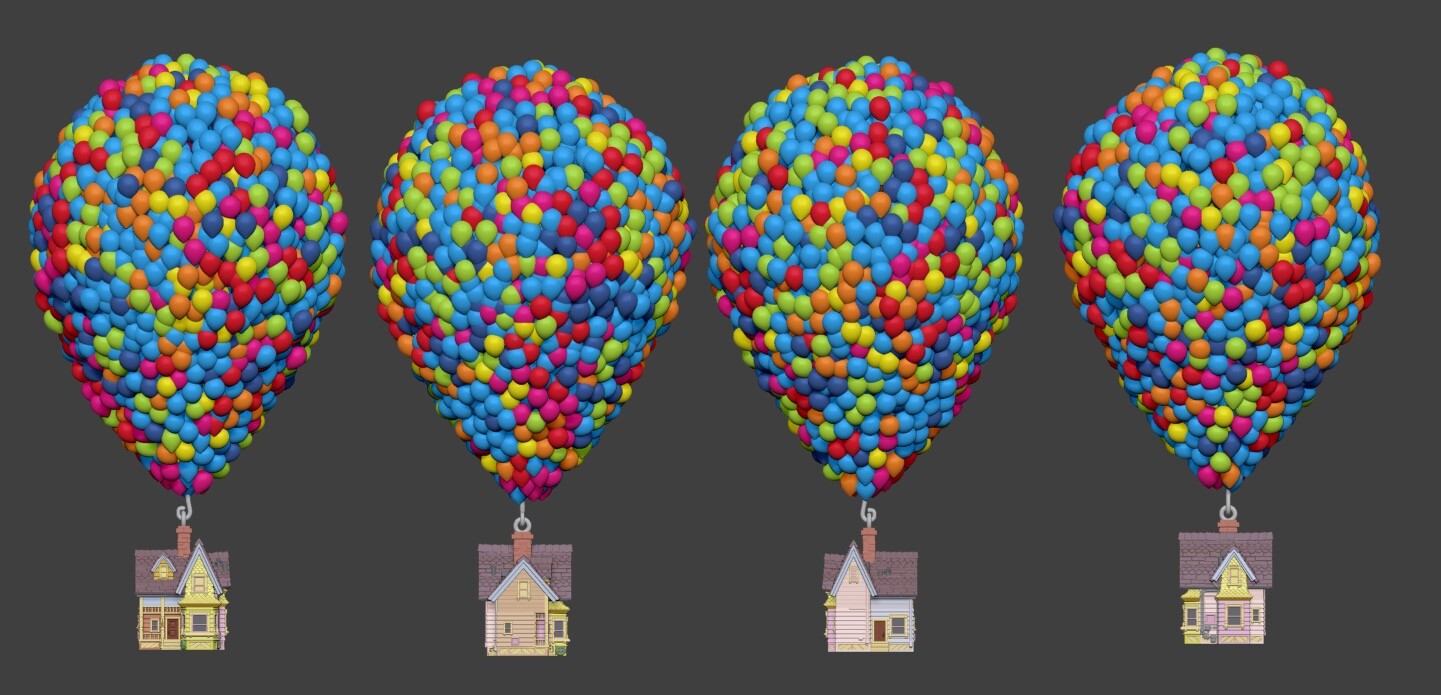 Up House Balloons Pixar