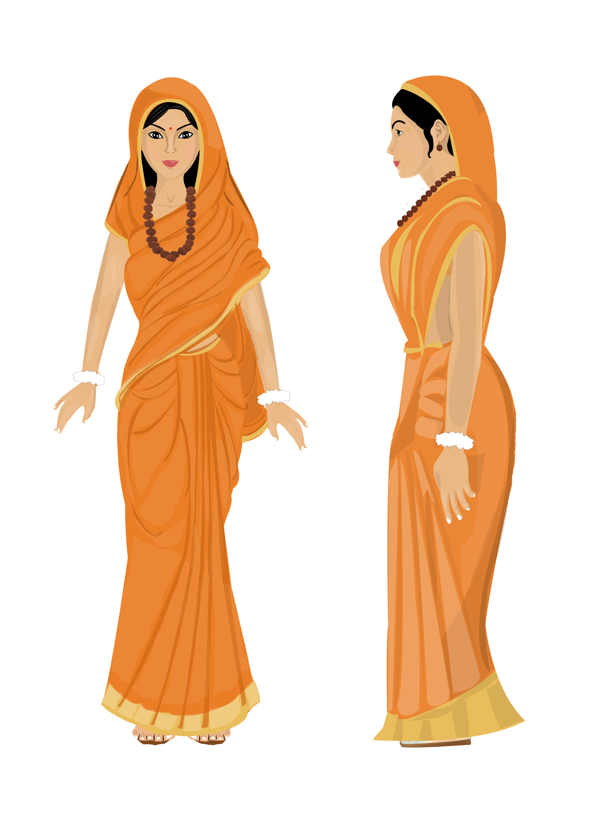 how to draw ramayana characters