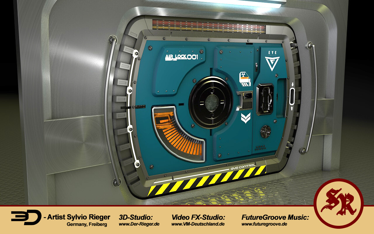 ArtStation - SciFi Gate for a Shortmovie