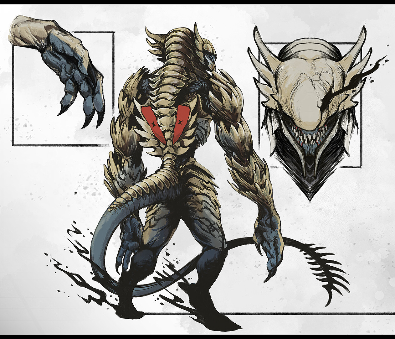 Demonic Creatures Drawings