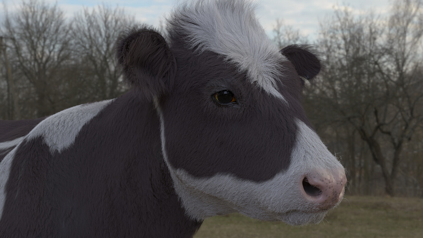 ArtStation - realistic cow