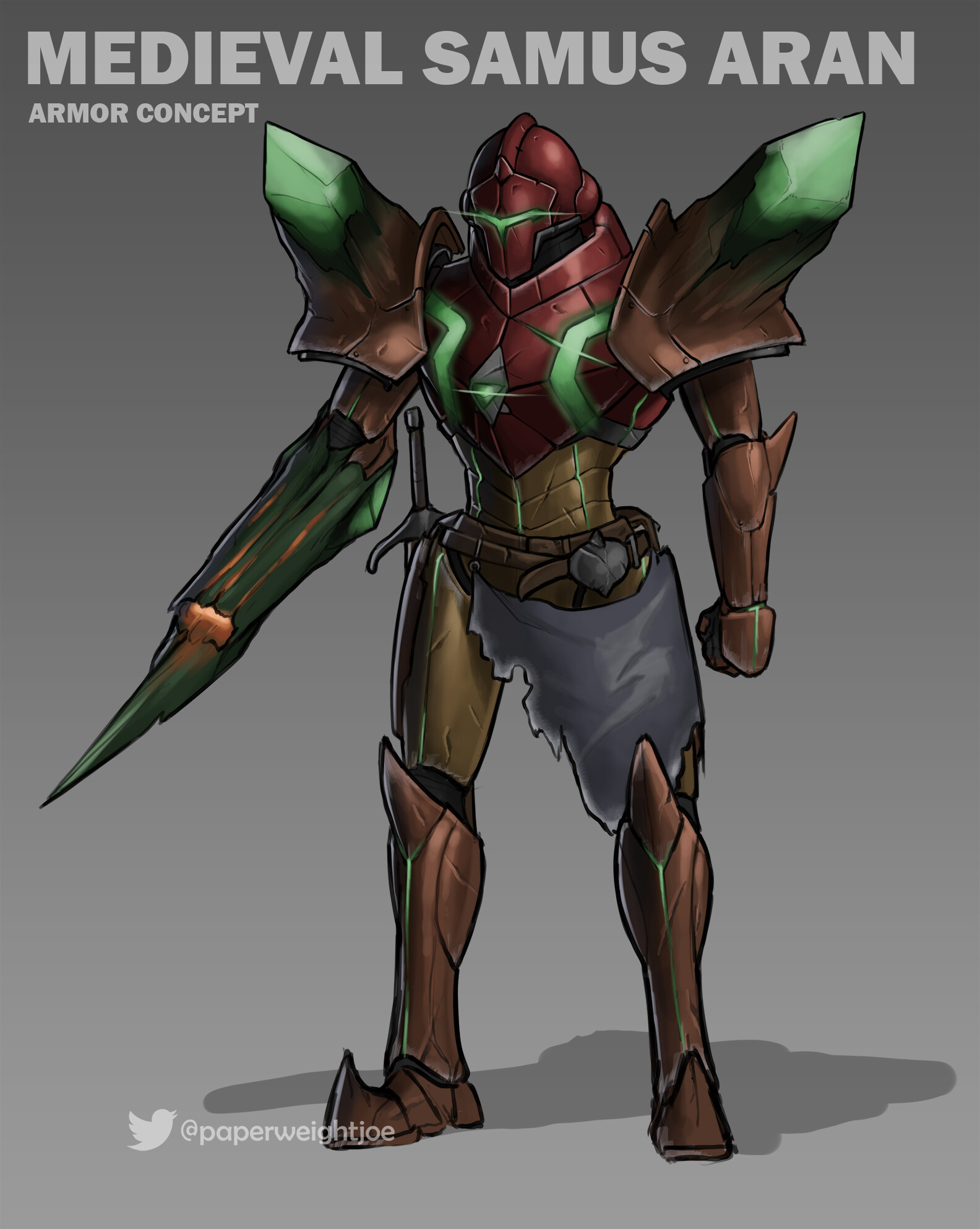 ArtStation - Medieval Samus Armor