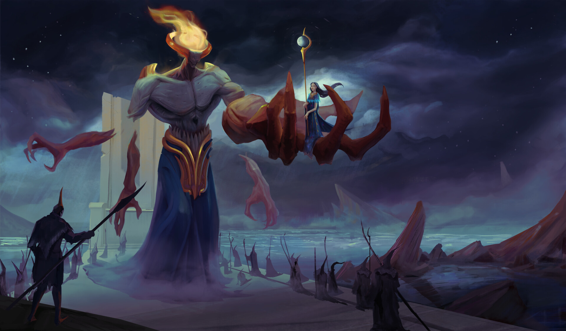 ArtStation - The guardian of fire