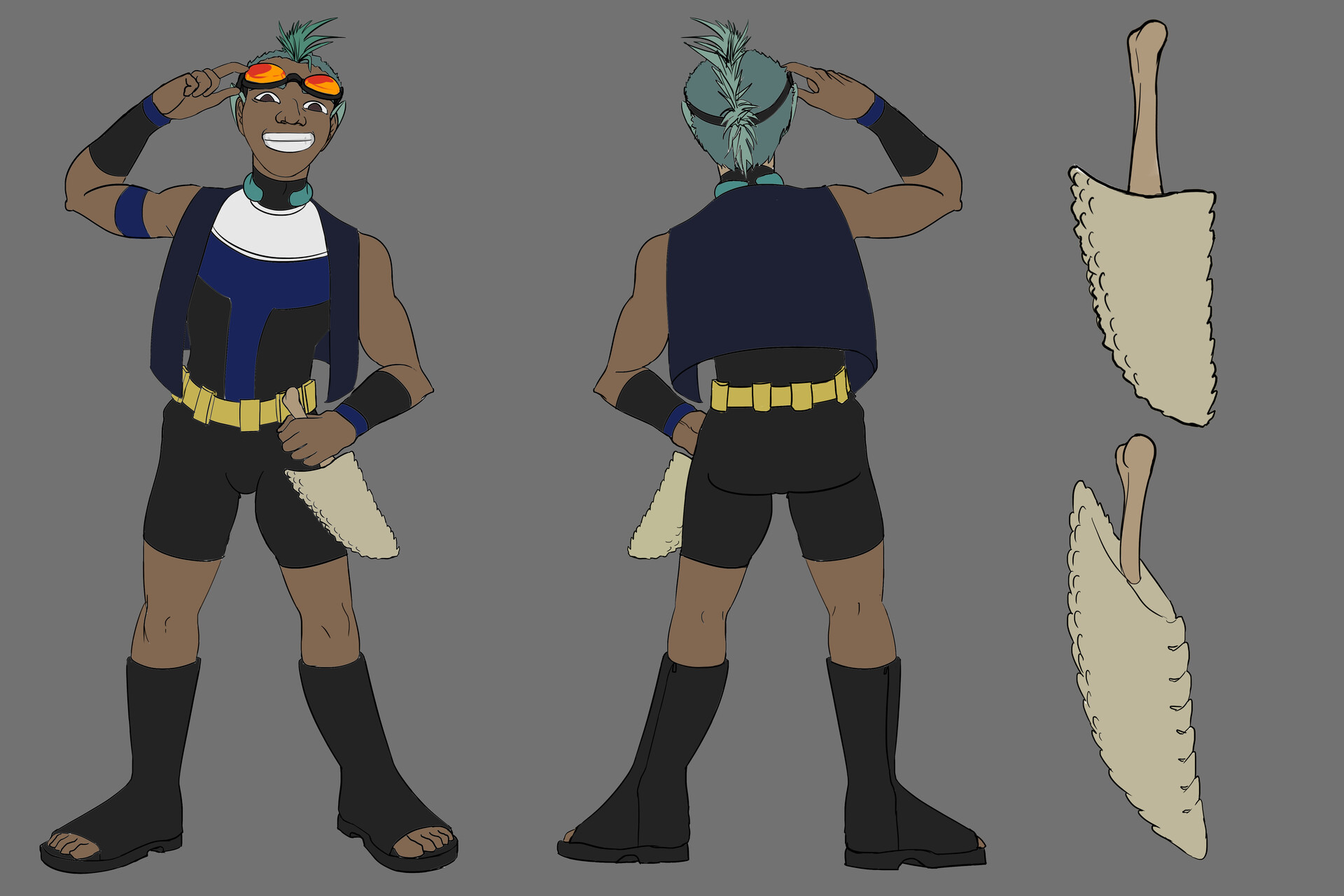 Shark Boy Drawings Easy