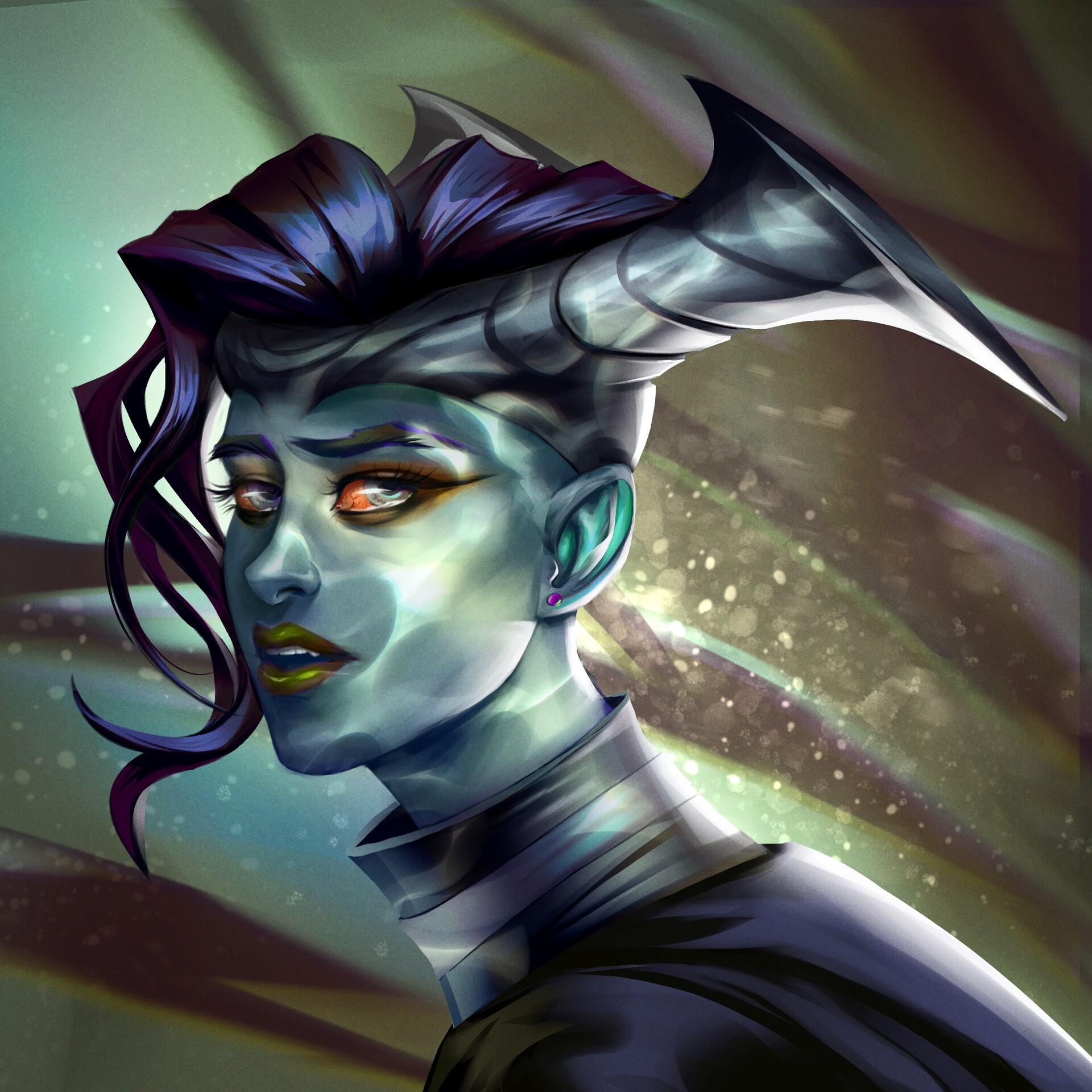 ArtStation - girl with horns