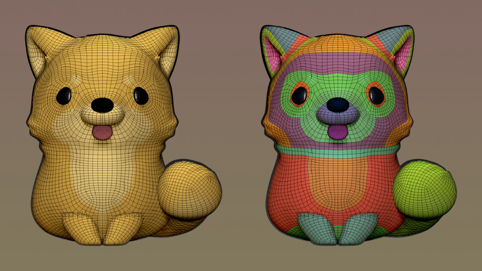 Oliver Pollard - Game Artist - Cute Shiba Speed Sculpt